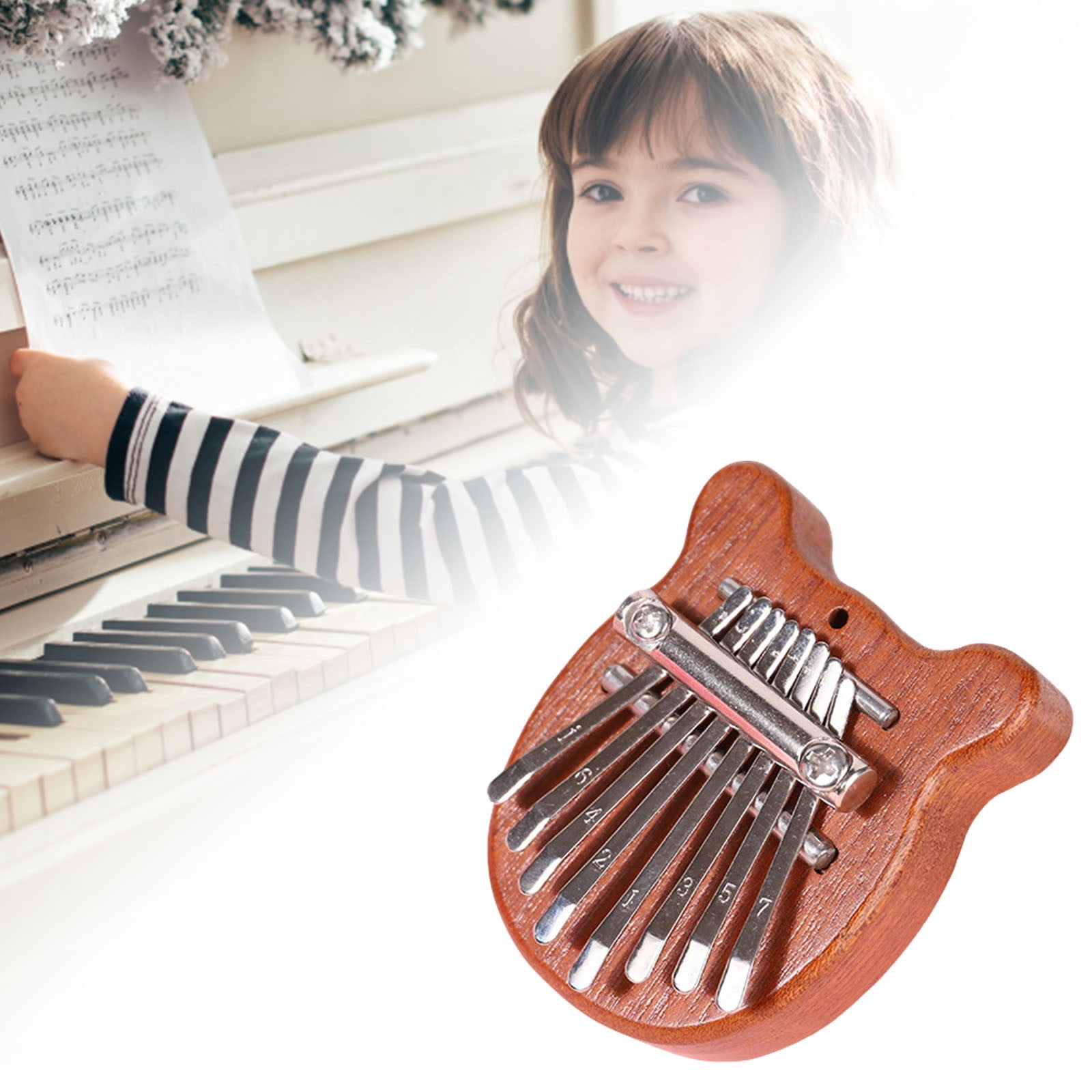 Education Exquisite Finger Key Mini Thumb Piano Musical for All Ages ...