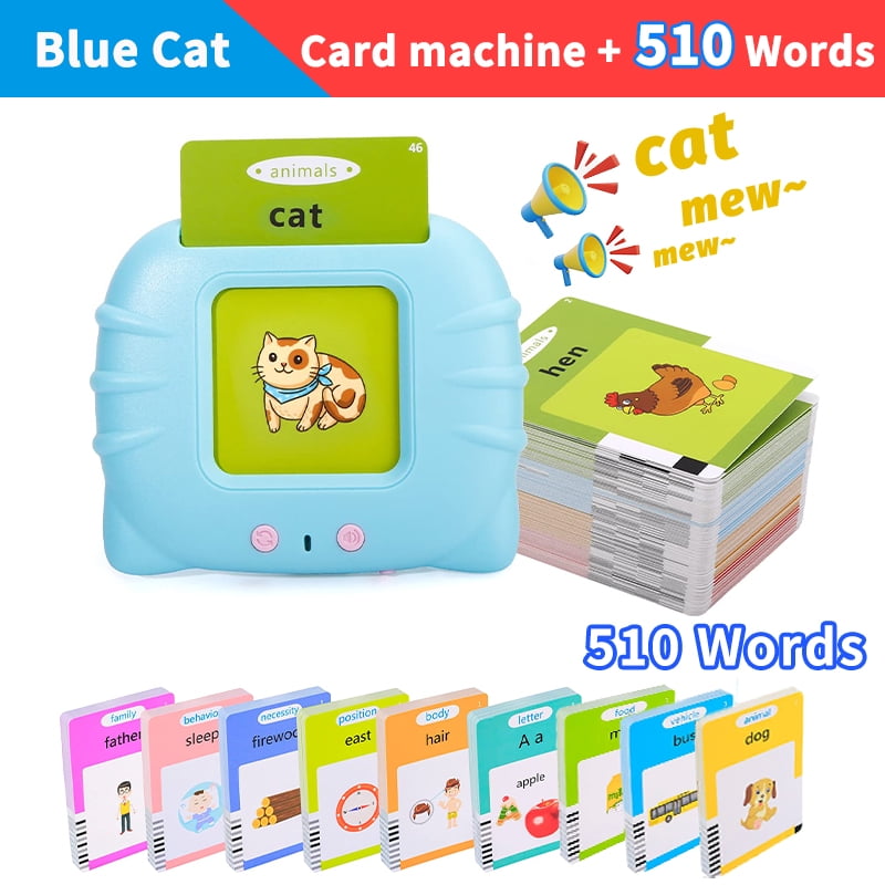 Education Flash Cards Machine Early Educational Learning English ...