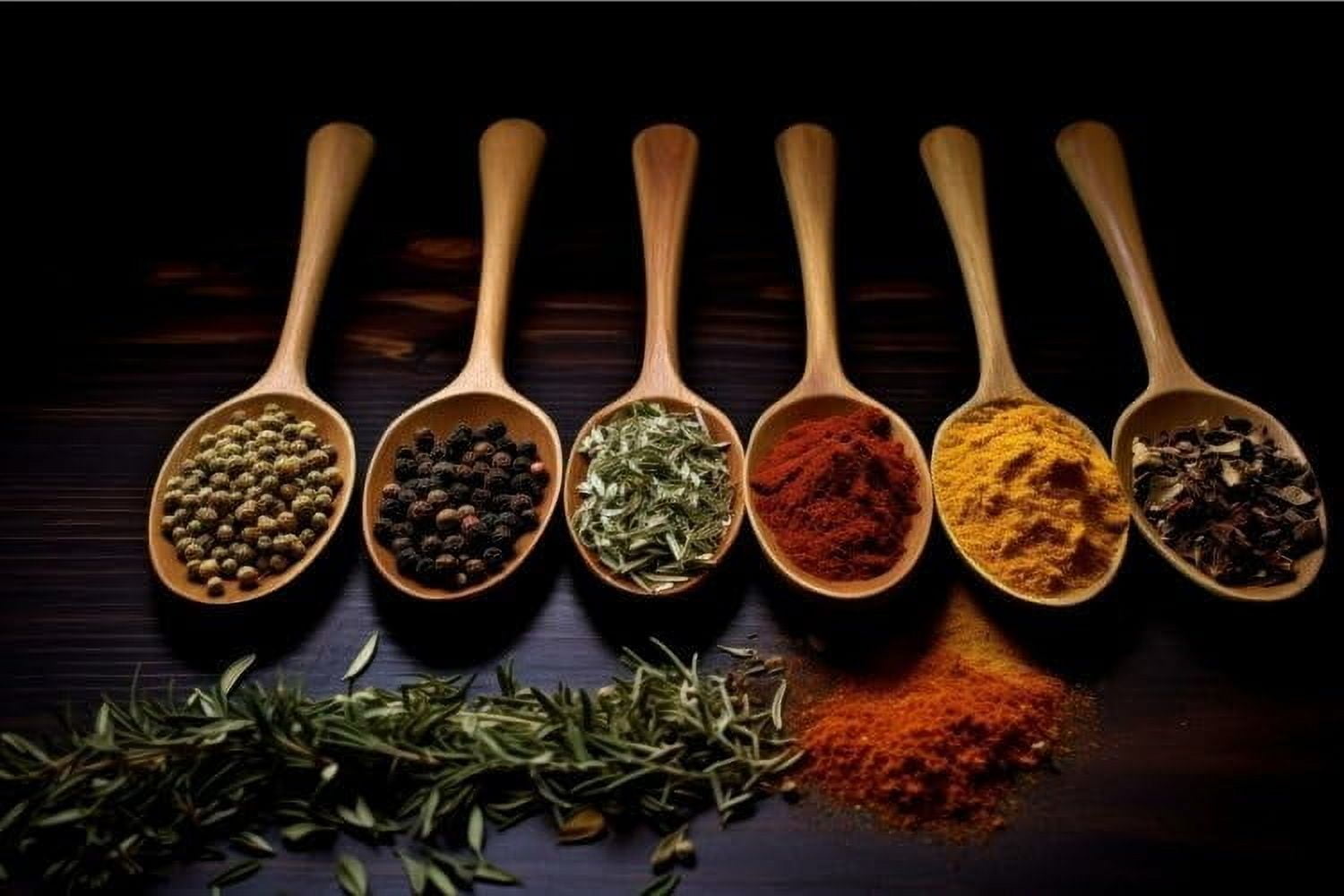 Education Intellectual Toy Puzzle 1000 Pieces Spoon Herbs Spoon Spice ...