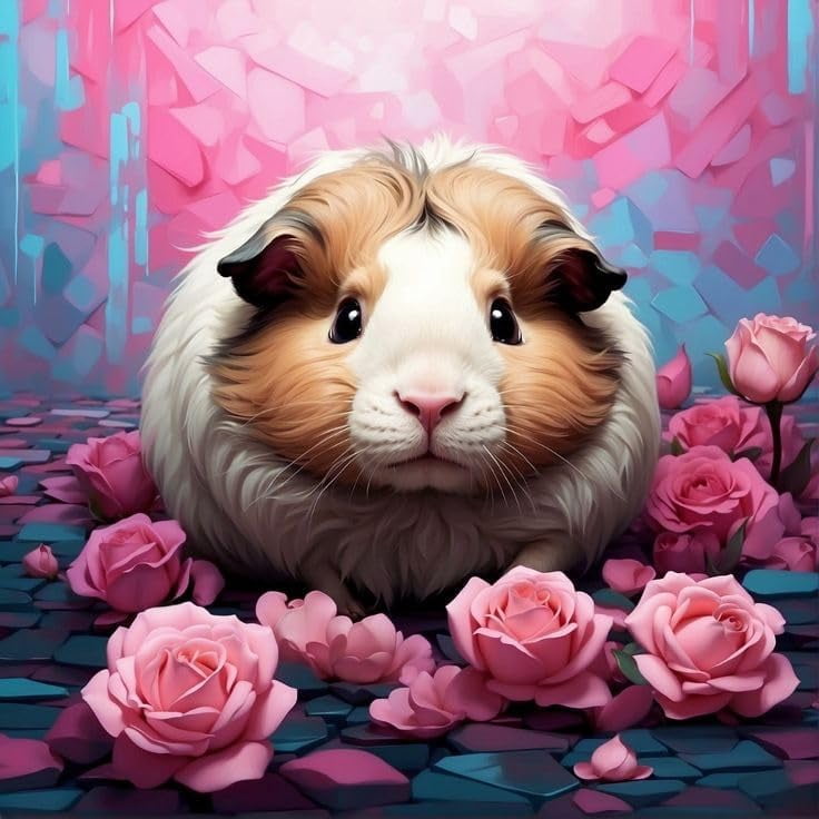 Education Intellectual Toy Puzzle 500 Pieces A Cute Little Guinea Pig ...