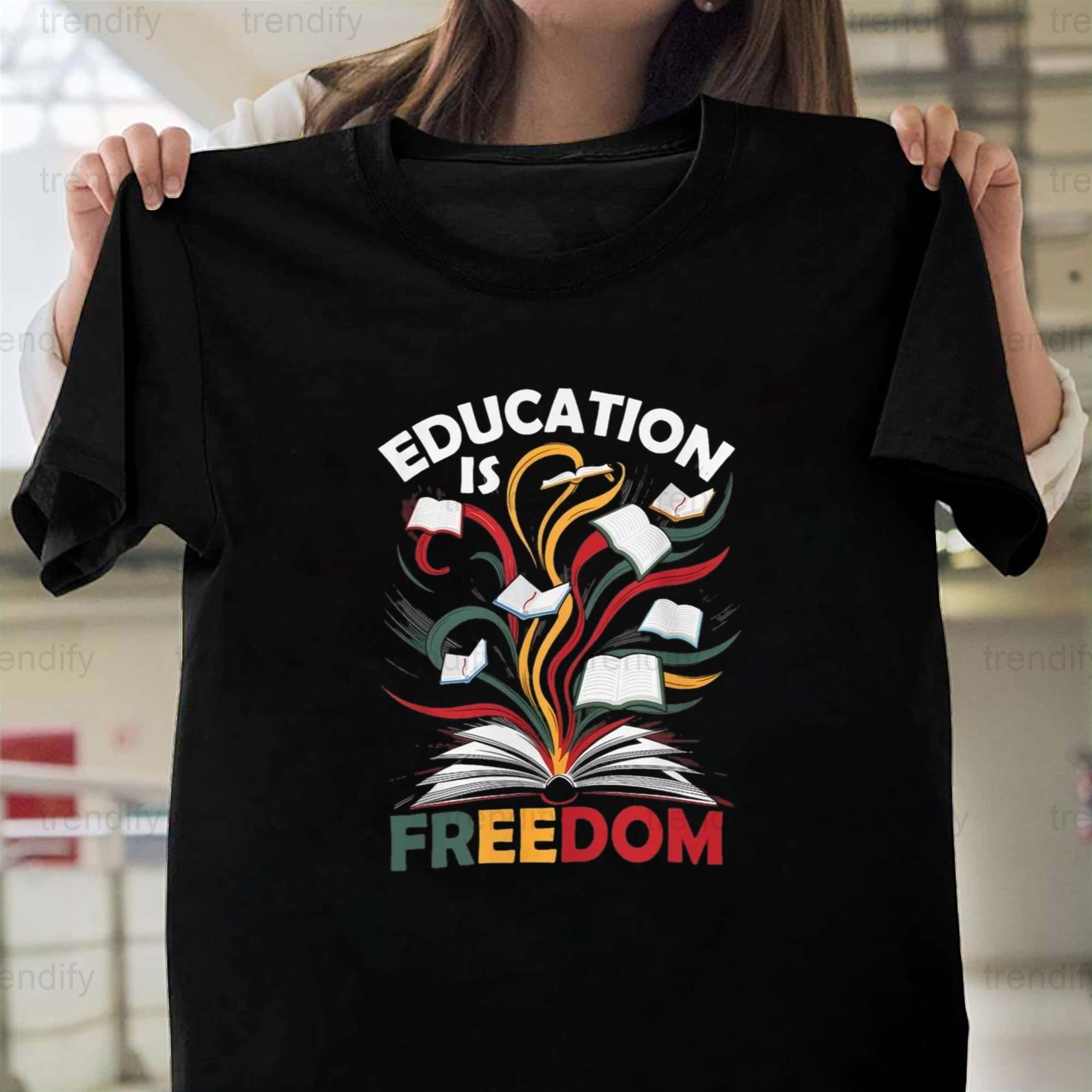 Education Is Freedom, Read Books, A Funny Reading Month Graphic,, H3919 ...