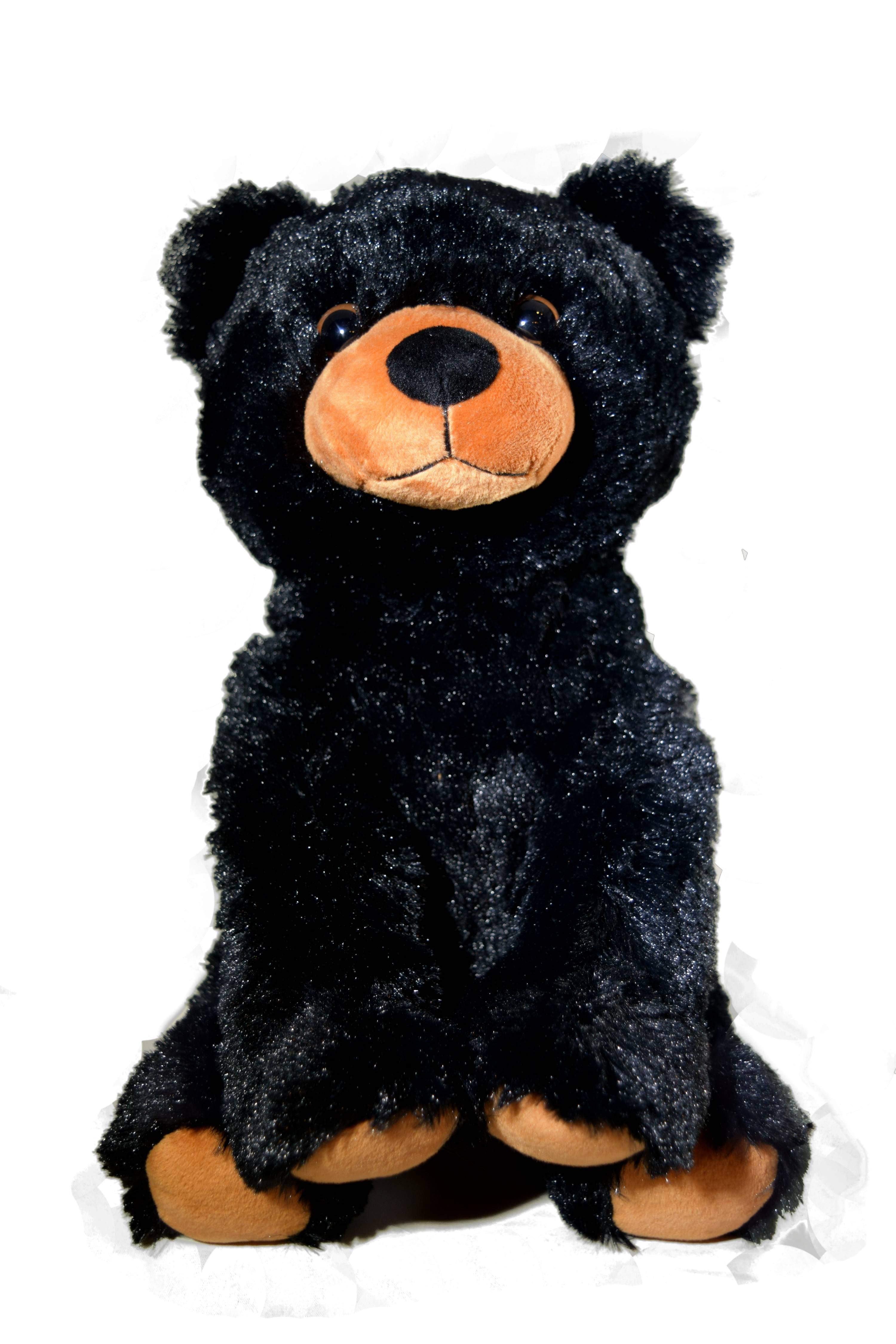 Education Outdoors 9" Black Bear Plush - Realistic and Cuddly Stuffed ...