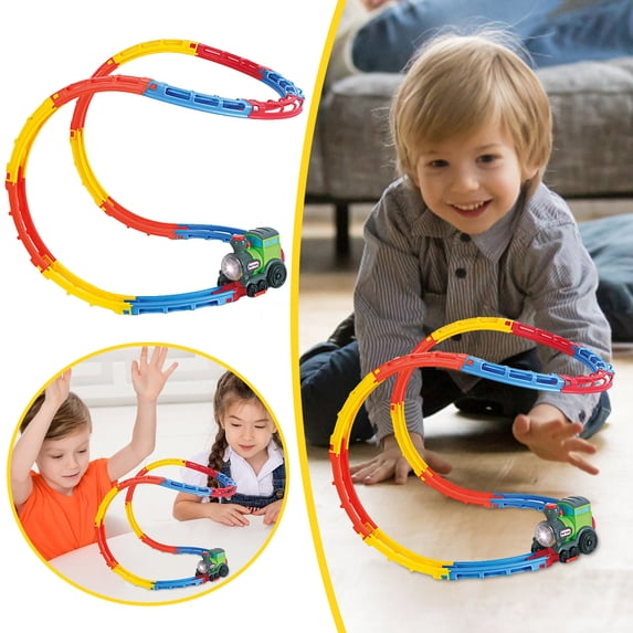 Education Puzzle Toy Train Track Playset for Interactive Learning and ...