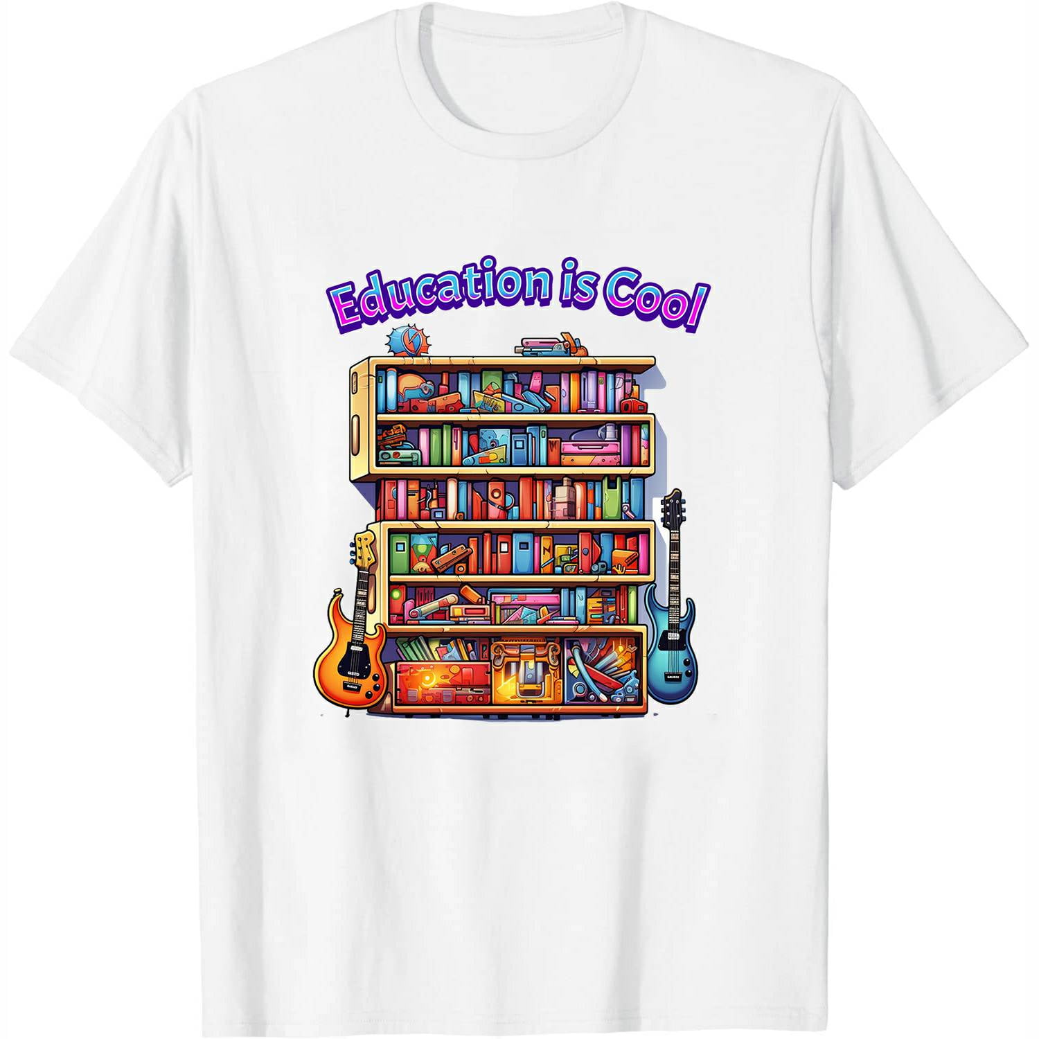 Education is Cool Back to School Gifts Chic Short Sleeve T-Shirt with ...