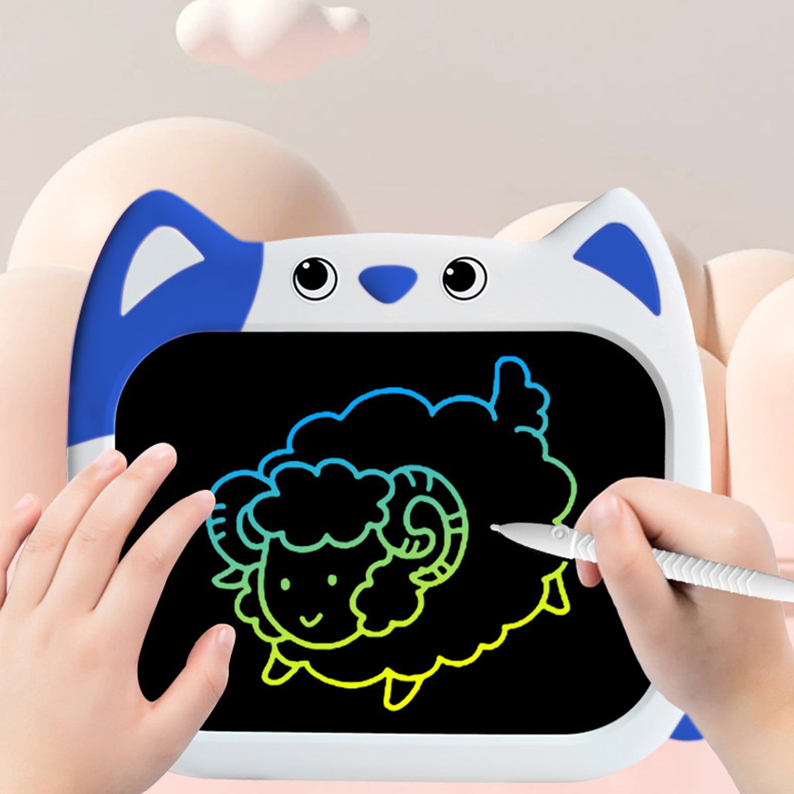 Educational 10 Inch LCD Drawing Pad For Kids Reusable Writing Board ...