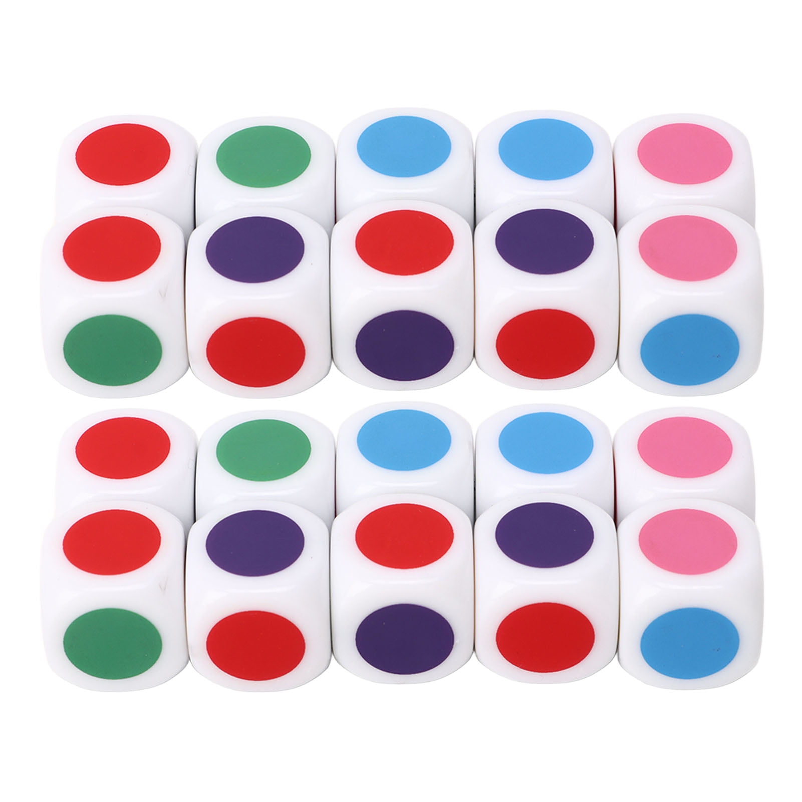 Educational 6-Color Dot Dice for Board Games 、 Kids Learning, Digital ...