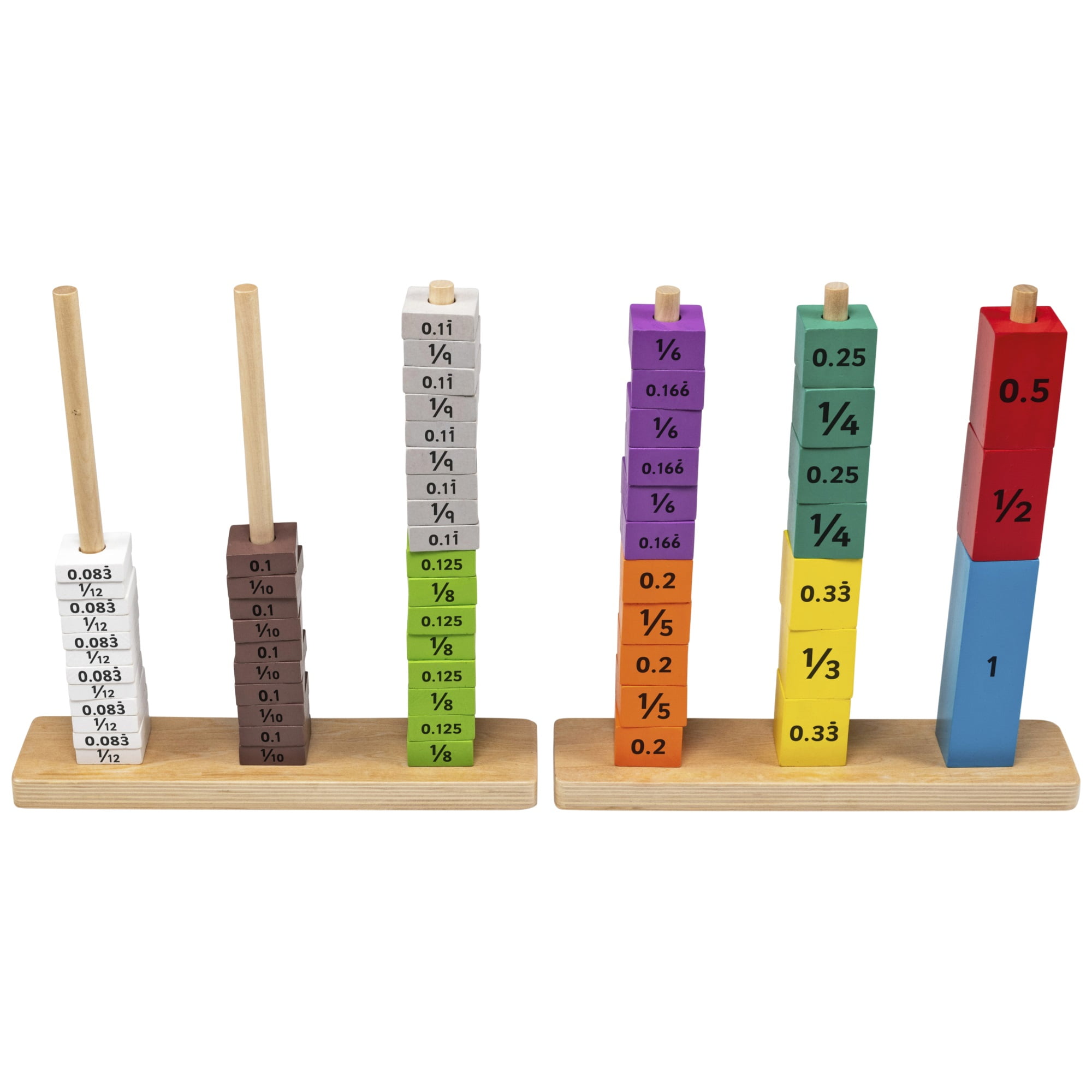 Educational Advantage Fraction And Decimal Tower, Early Childhood ...