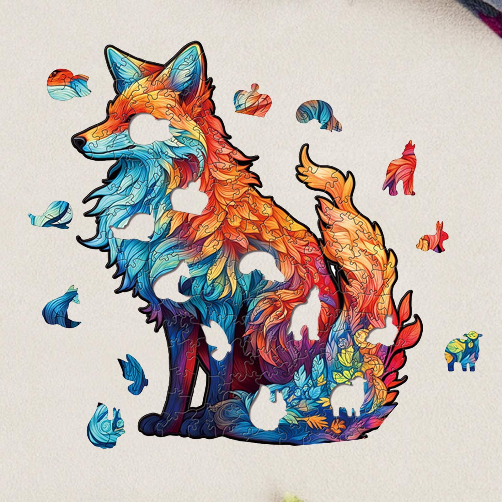 Educational Alien Animal Puzzle Toy Wooden Puzzle Animal Puzzle Wooden ...