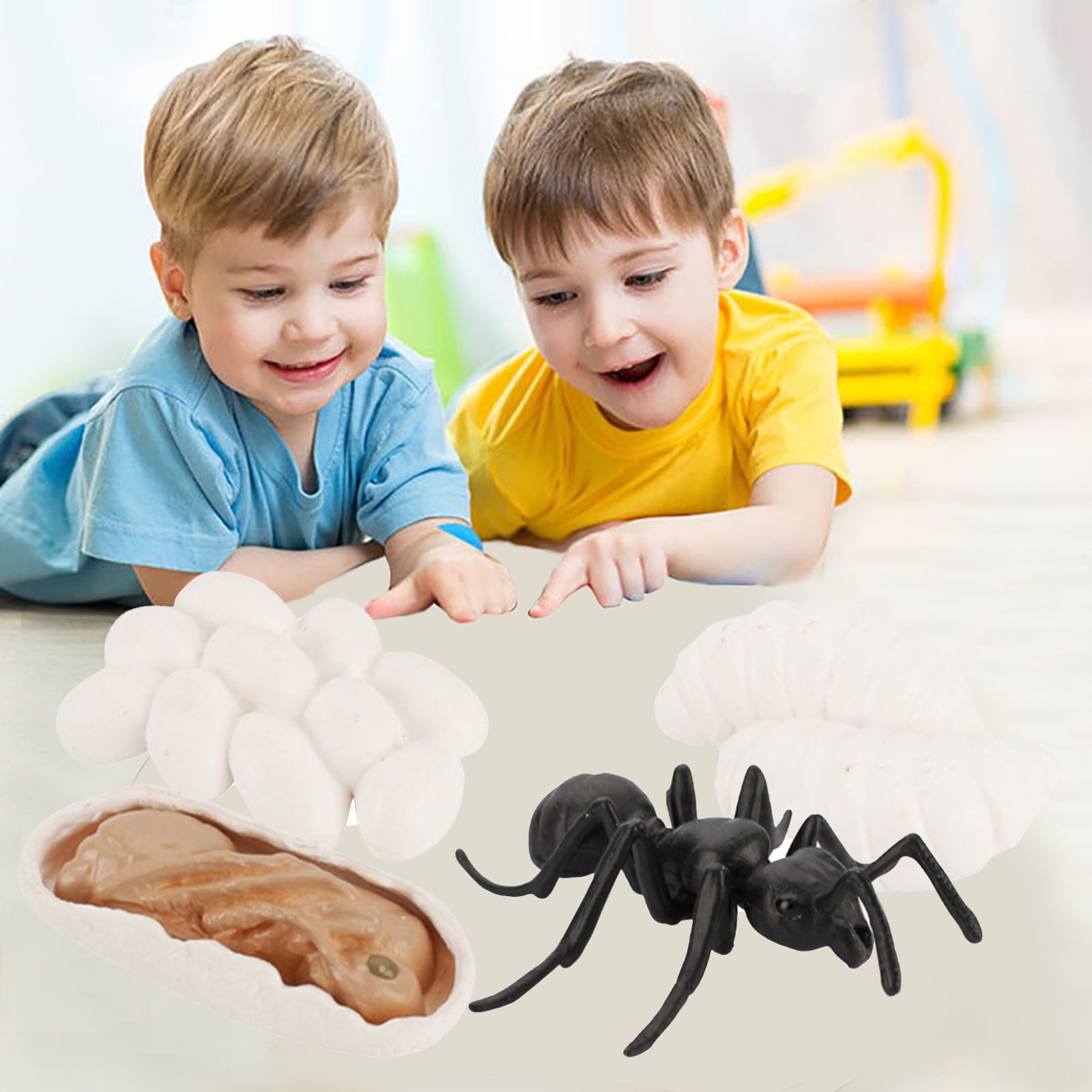 Educational Animal Growth Cycle Model Toy Set for Kids - Realistic ...
