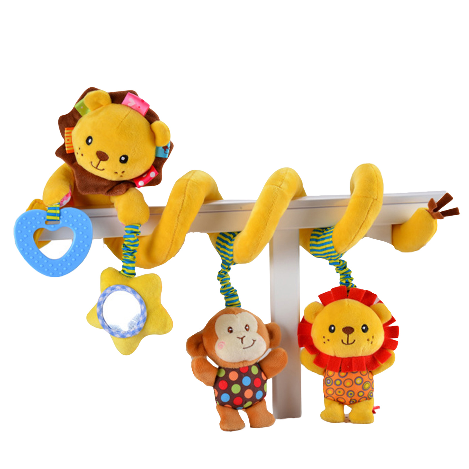 Educational Baby Rattle with Built-in Music Box and Teether – Crib Ring ...