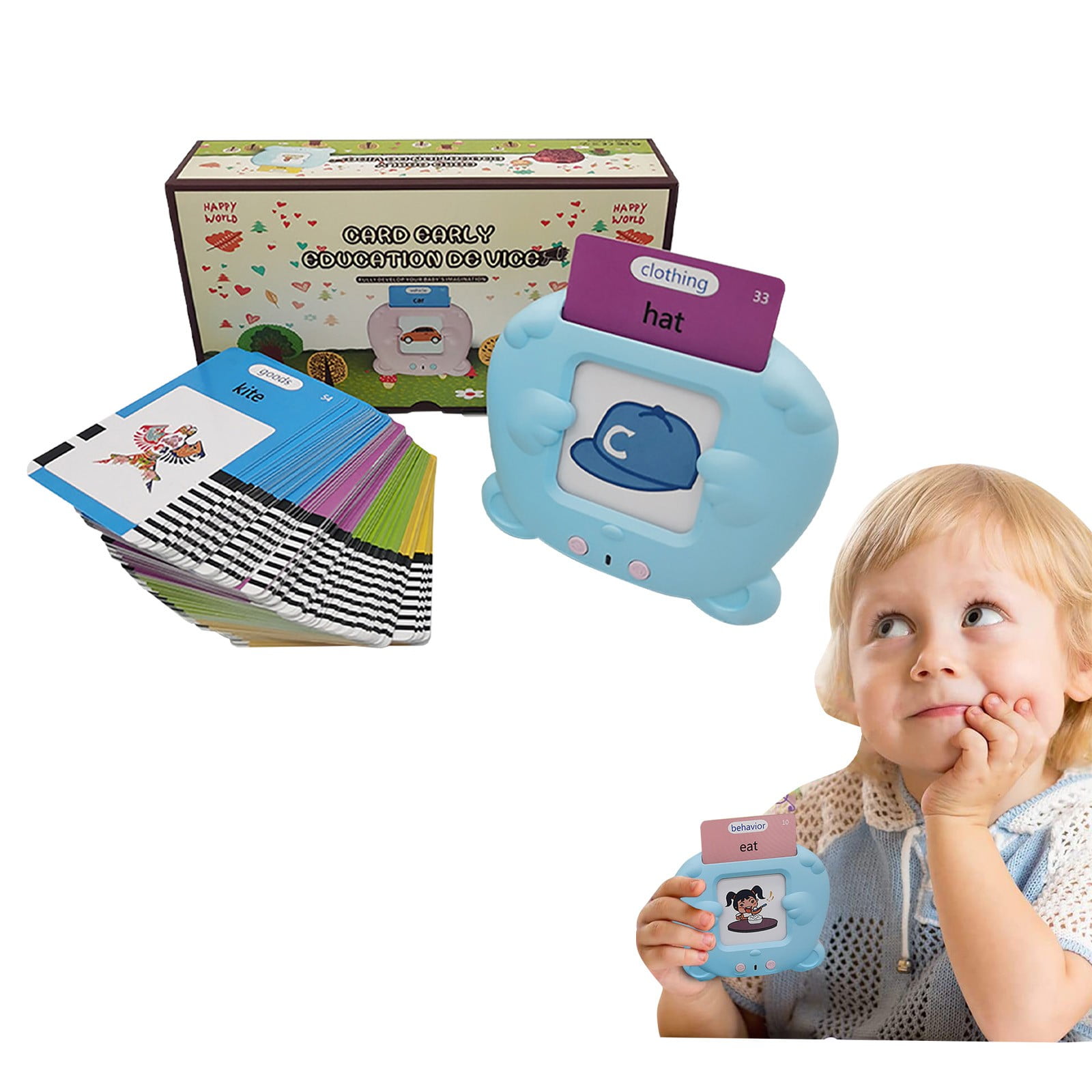 Educational Bilingual Spanish and English Flash Cards for Toddlers ...