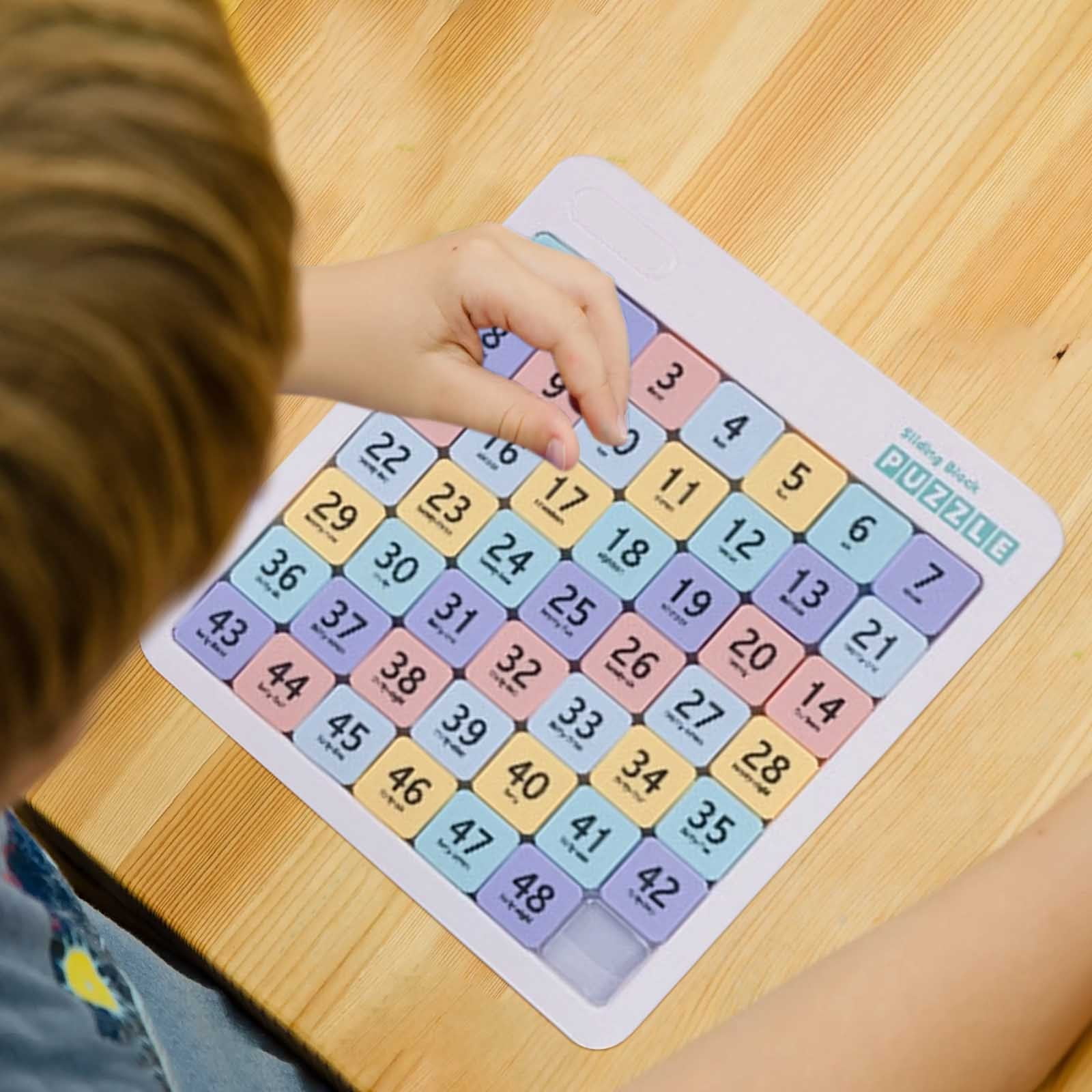 Educational Brain Teaser Sliding Puzzle Toy for Kids - Interactive ...