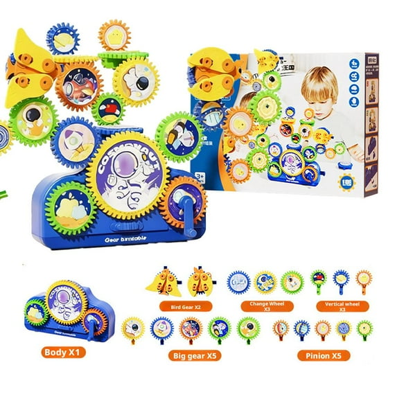 Educational Building Toys Electric Gears Toys for Kids Ages 3, Creative ...