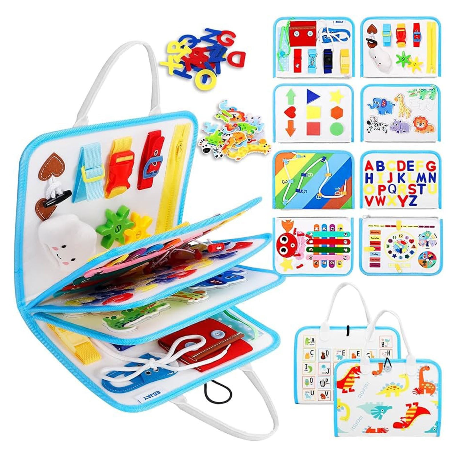 Educational Busy Board For Toddler Early Learning Develops Fine Motor ...