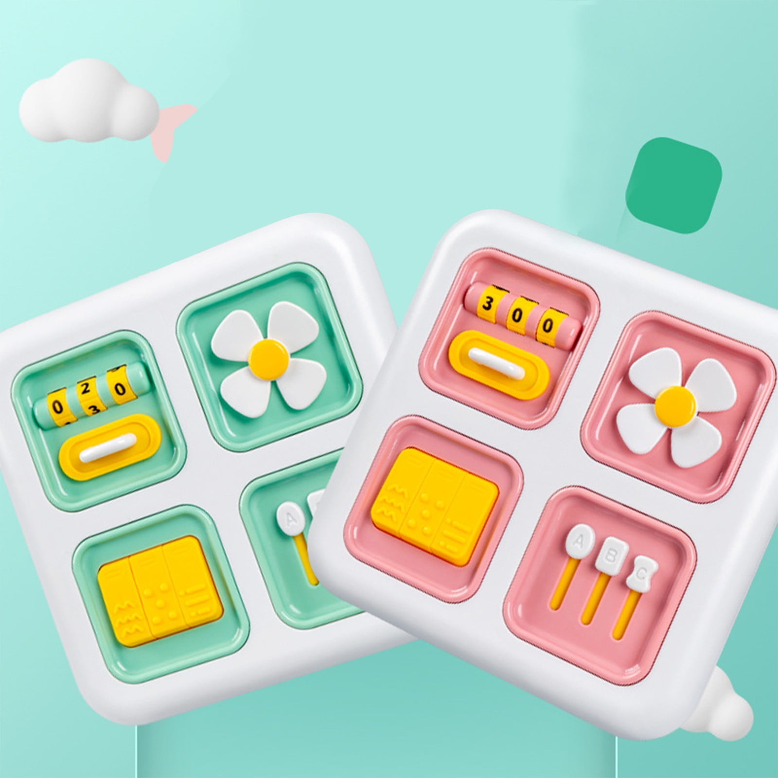 Educational Busy Board Puzzle | Sensory Activity Toy for Fine Motor ...