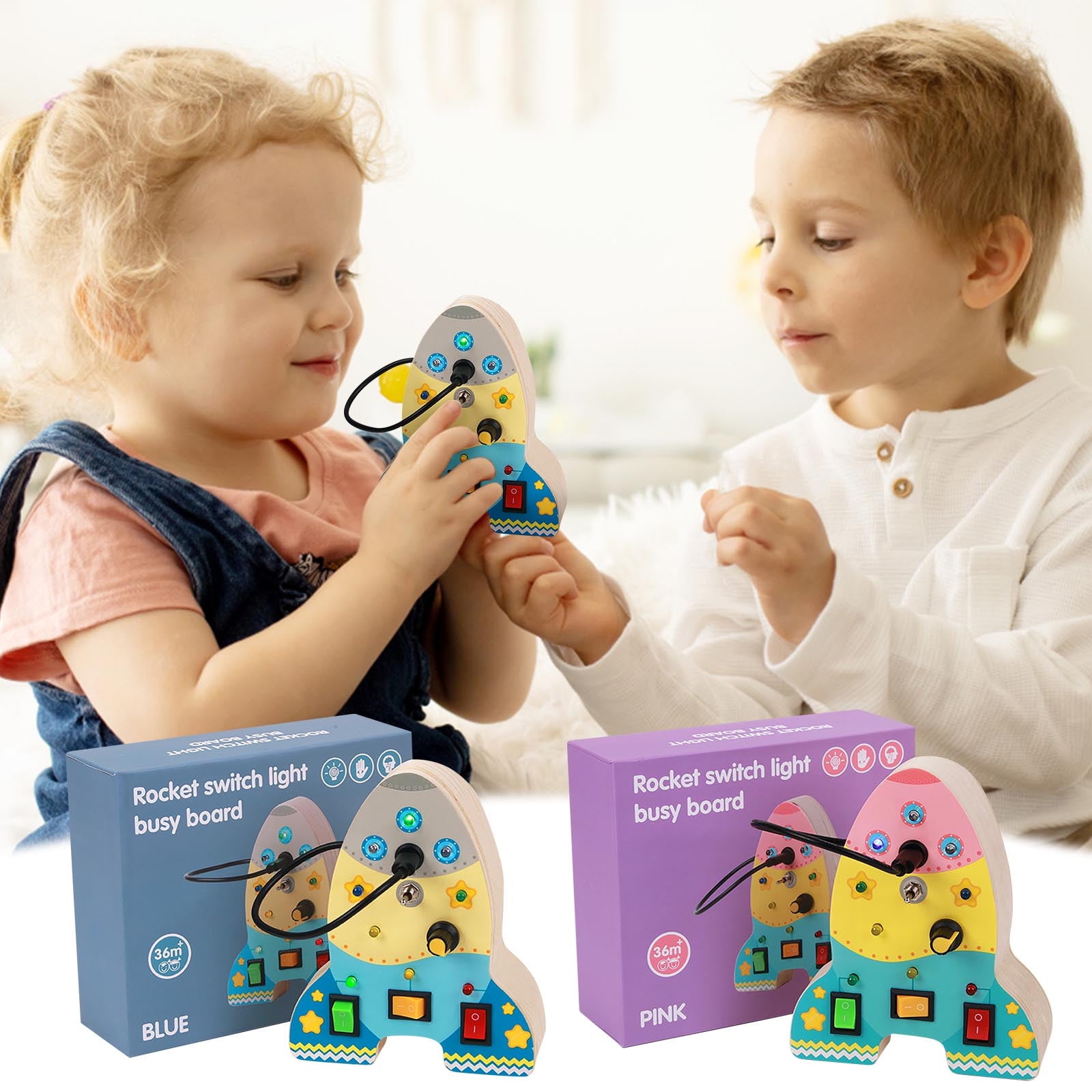 Educational Busy Board, Tool Blocks Toy, 8 Pieces Activity Board ...