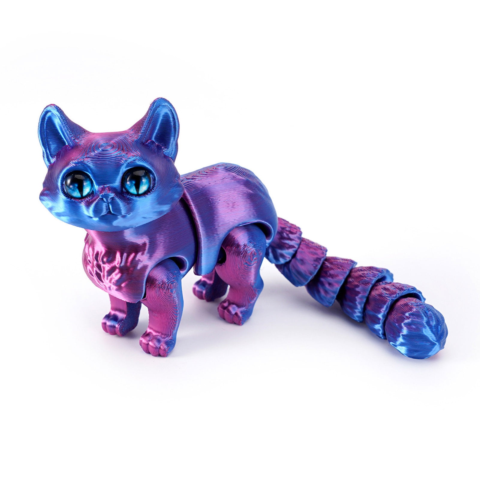 Educational Cat Toy 3d Printed Cat Figurine with Movable Joints ...