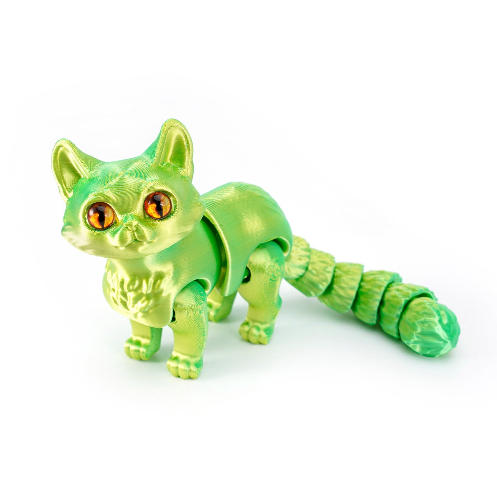 Educational Cat Toy 3d Printed Cat Figurine with Movable Joints ...