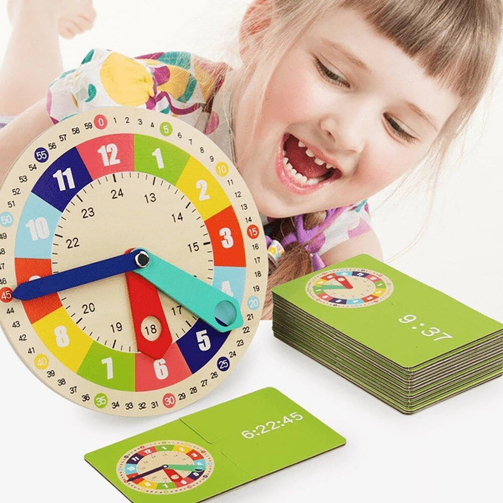 Educational Clock Model Toy For Kids Learning Concepts With Durable ...
