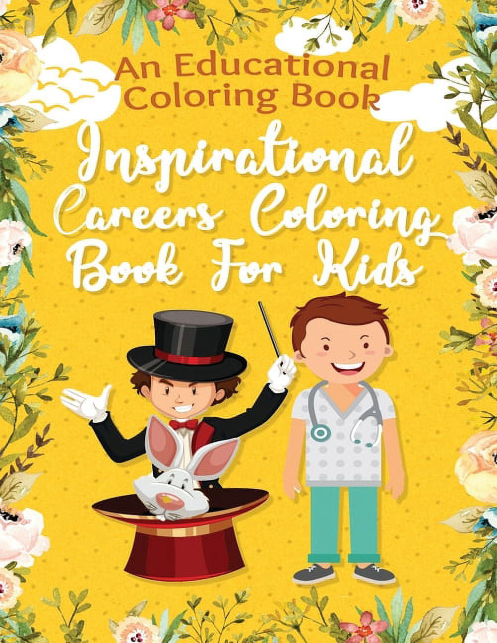 An Educational Coloring Book, Inspirational Careers Coloring Book For ...