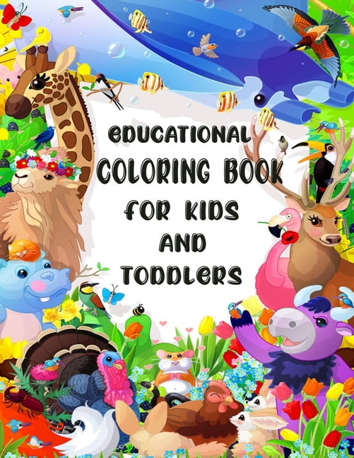 Educational Coloring Book for Kids and Toddlers: Fun Way to Learn ...