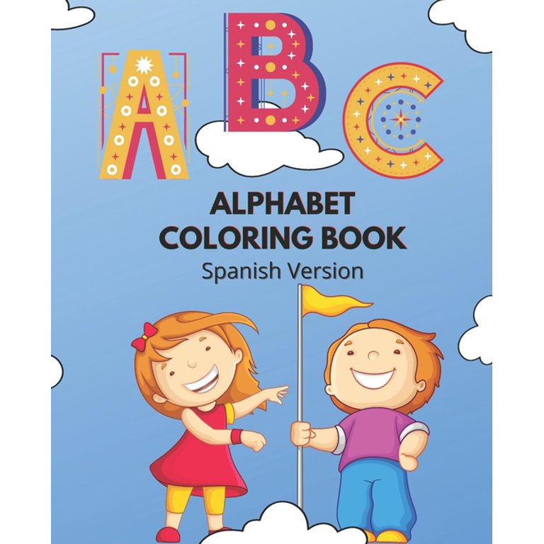 spanish alphabet coloring book