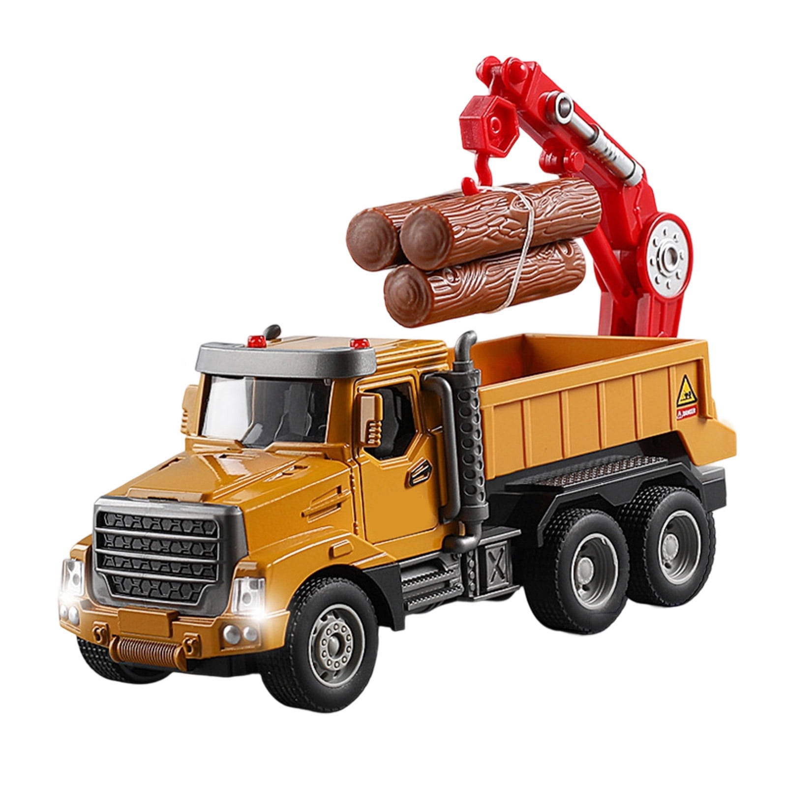 Educational Construction Vehicle Toy Realistic Simulation Sound Light ...