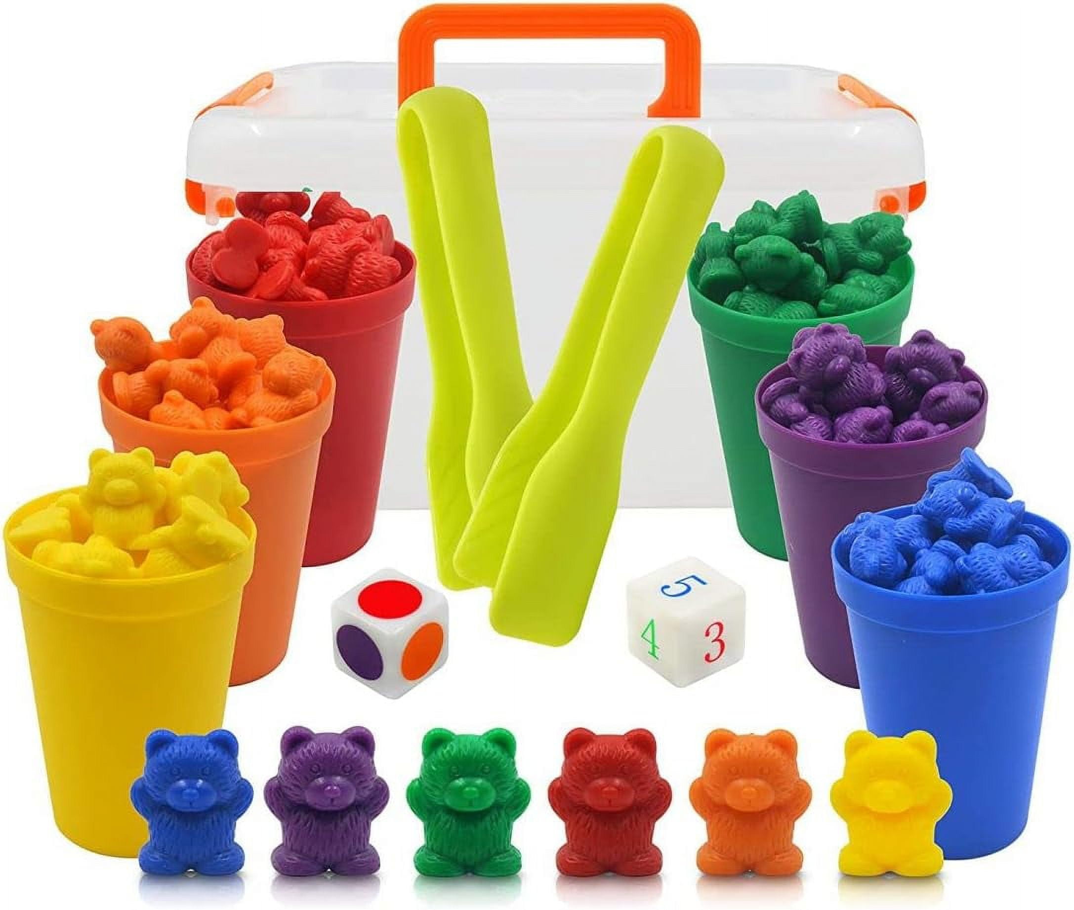 Educational Counting & Sorting Bears Kit, 70 Piece Super Value Set, Fun ...