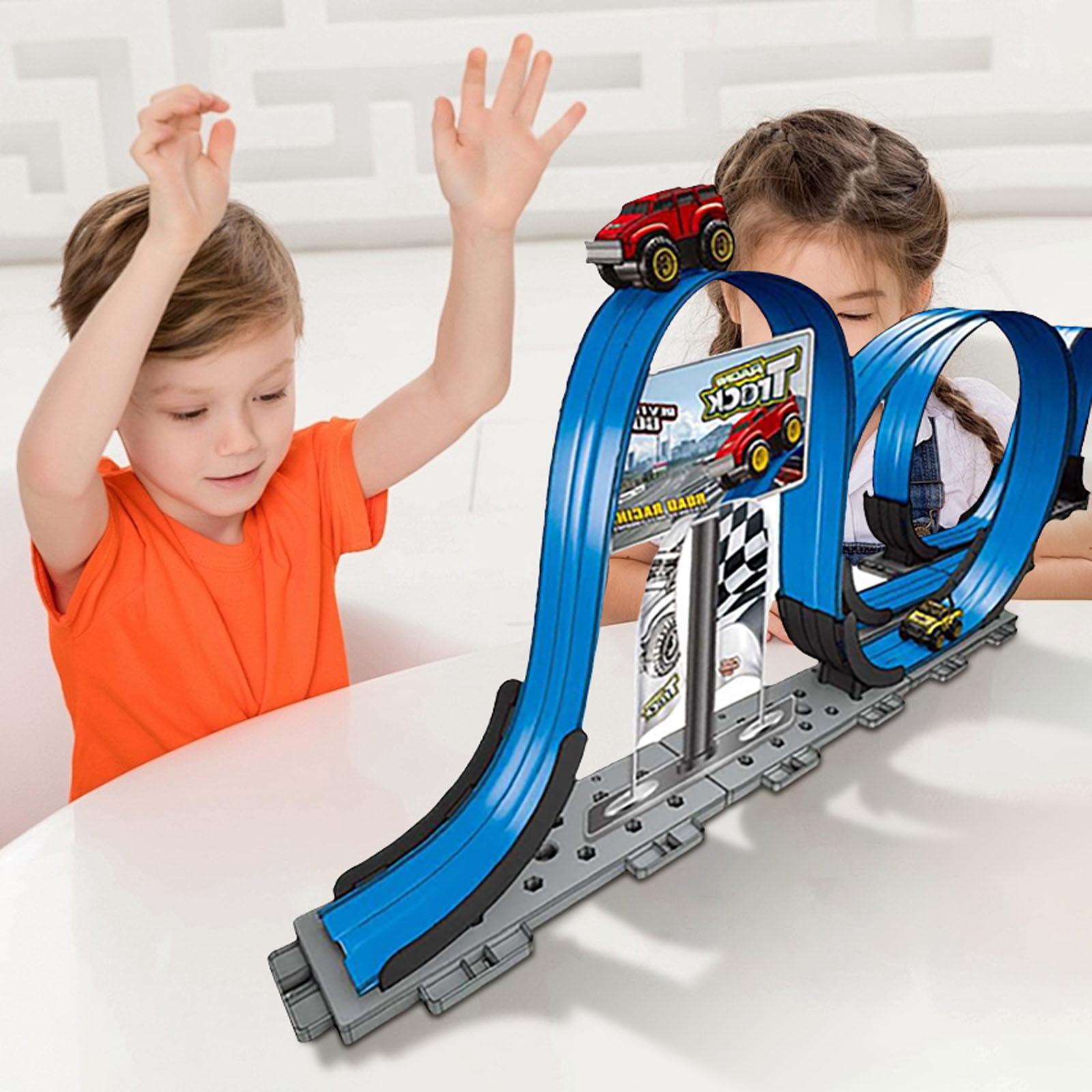 Educational DIY Inertial Suspension Racing Car Track Levitation Toy Set ...