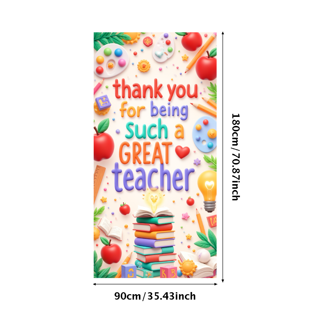Educational Design Thank You Banner Floral Pattern Stylish Decor ...