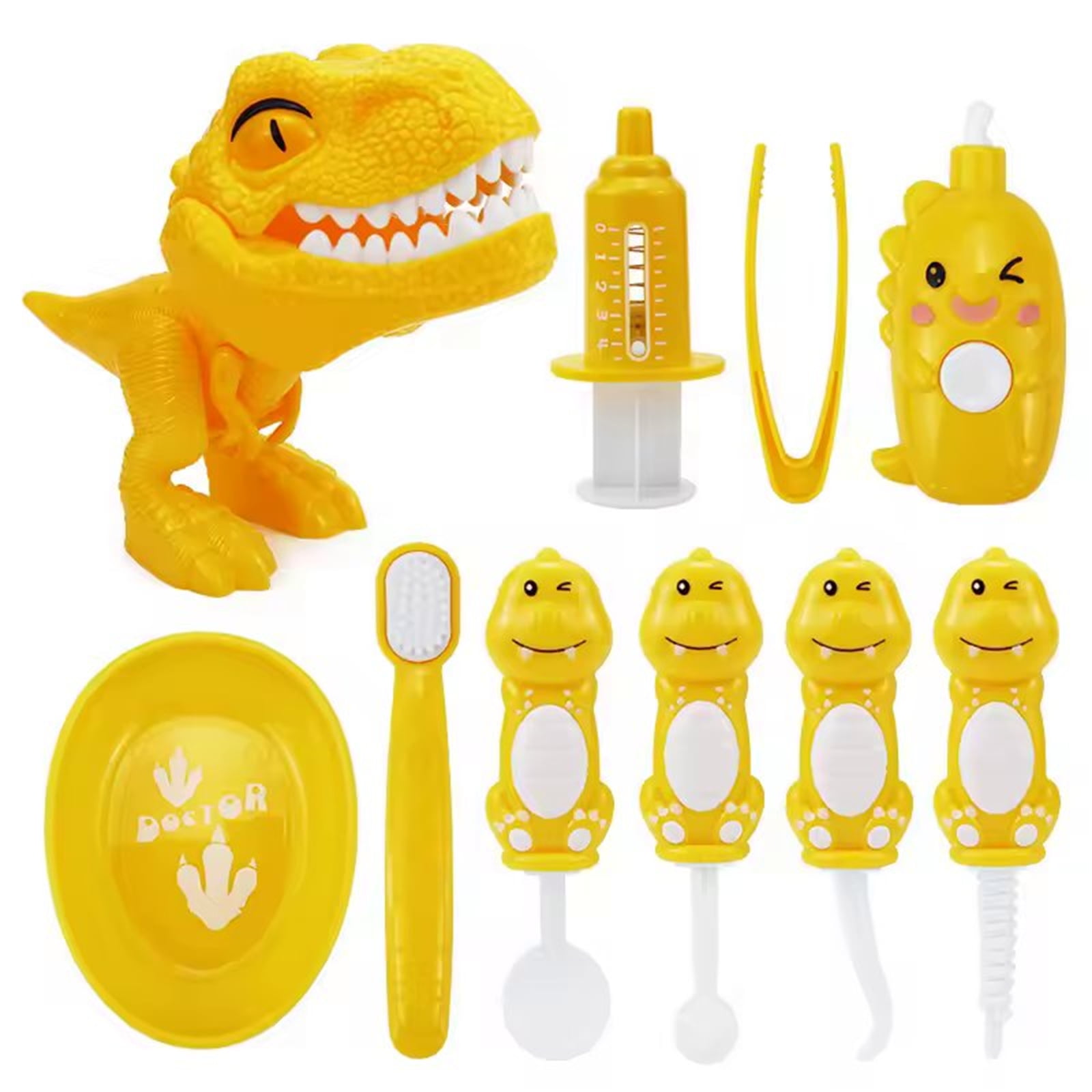 Educational Dinosaur Dentist Toy Set for Kids Interactive Pretend Play ...