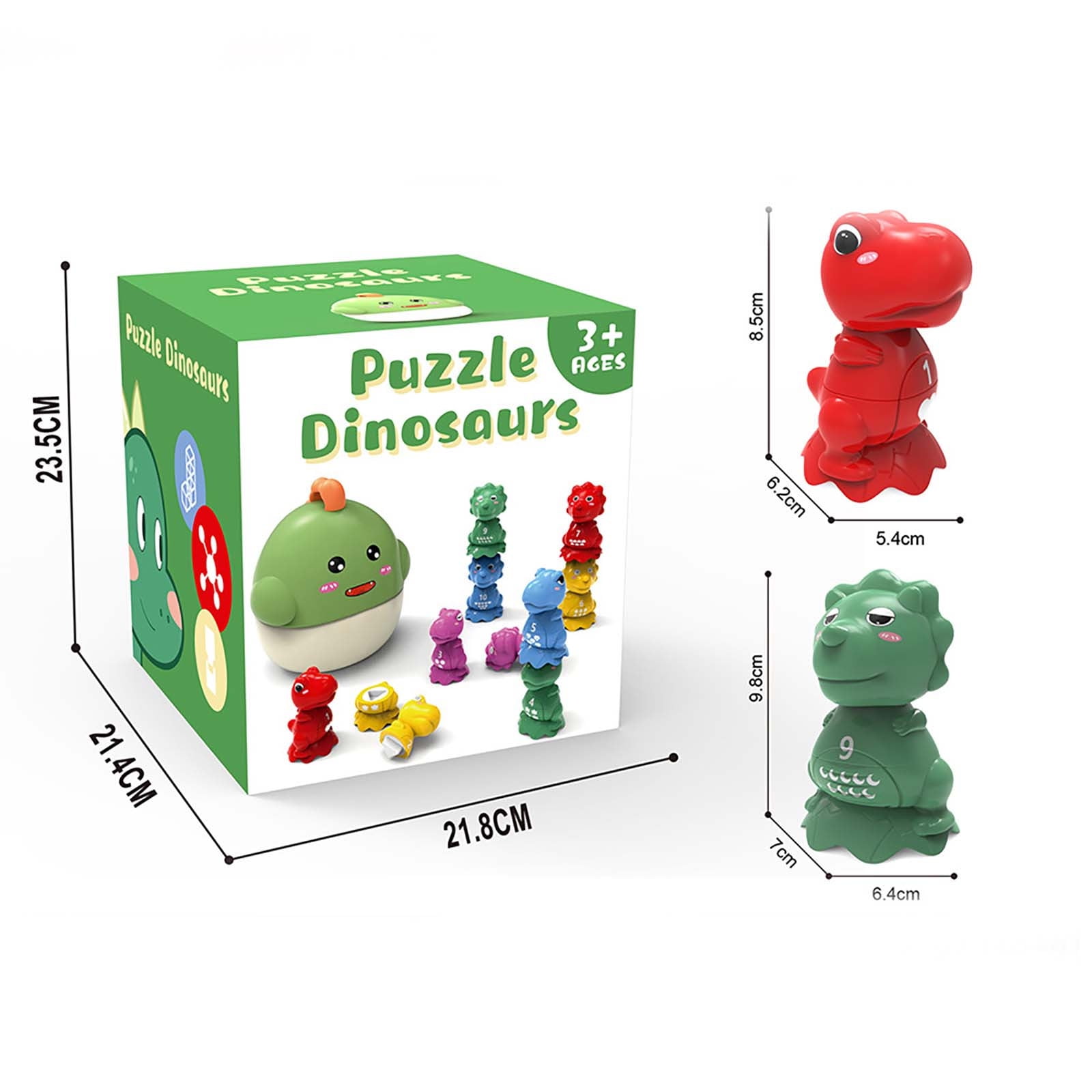 Educational Dinosaur Digital Stacking Game for Kids' Learning Math ...