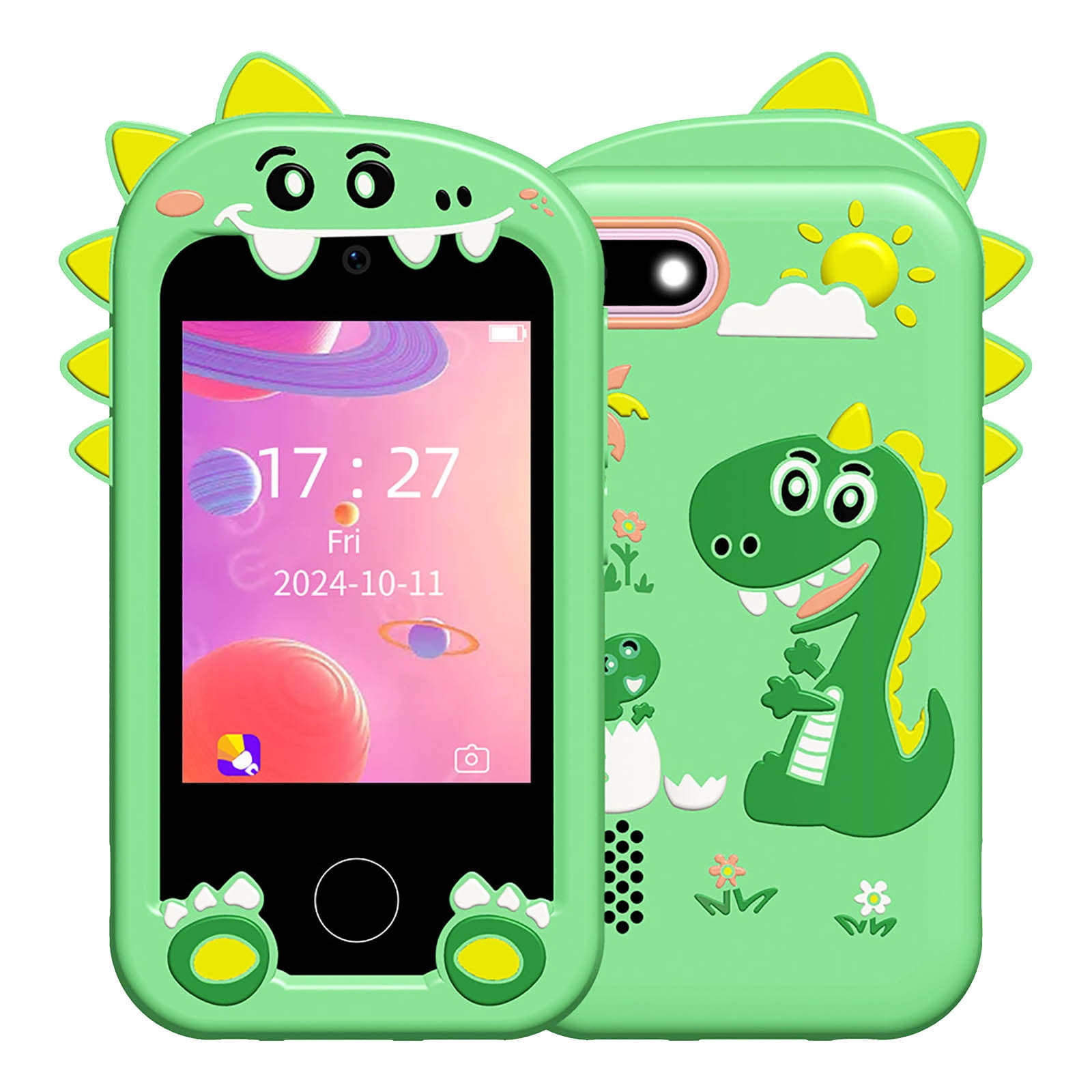 Educational Dinosaur Mobile Phone Camera, 8g Memory, Toddlers-friendly ...