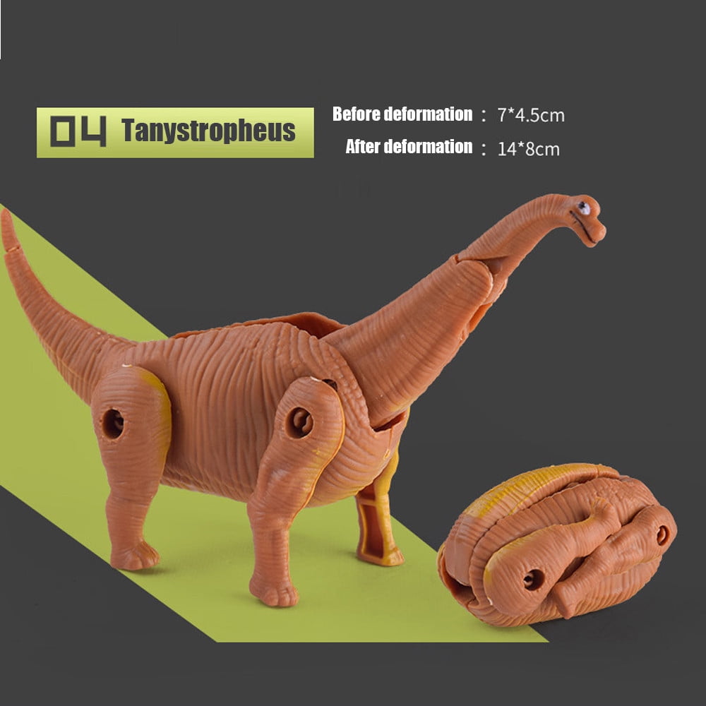 Educational Dinosaur Toy Model Realistic Egg Learning Deformed Figure ...