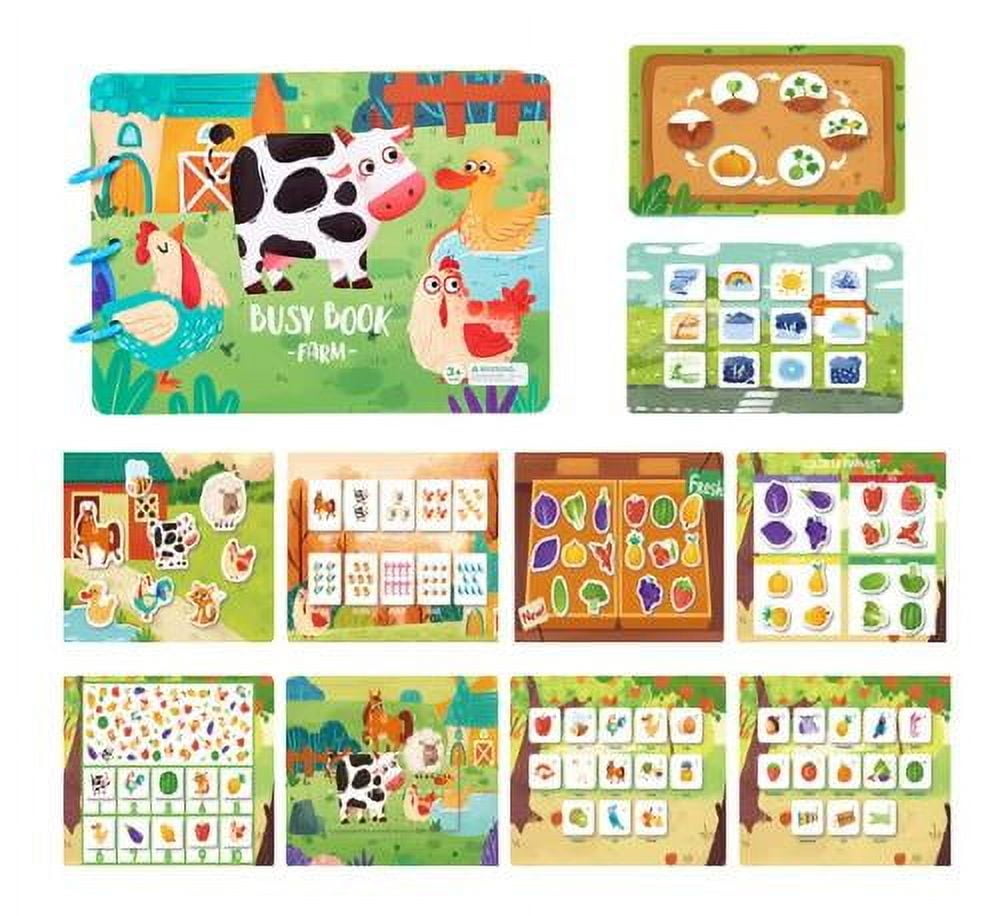 Educational Felt Sensory Paper 3d Puzzles Busy Book Quiet Book Wooden ...