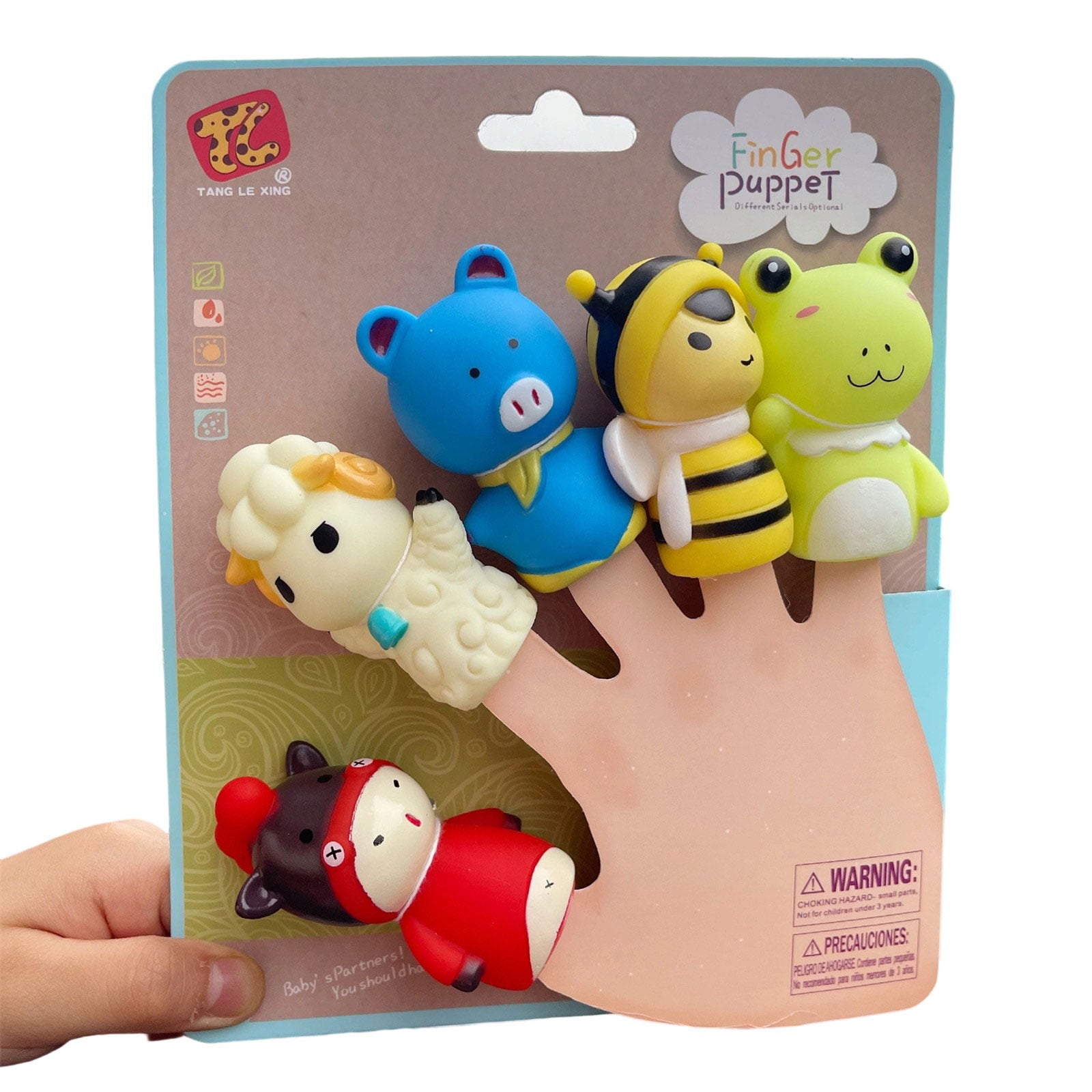 Educational Finger Puppets for Toddler Kids Adults Creative Role Play ...