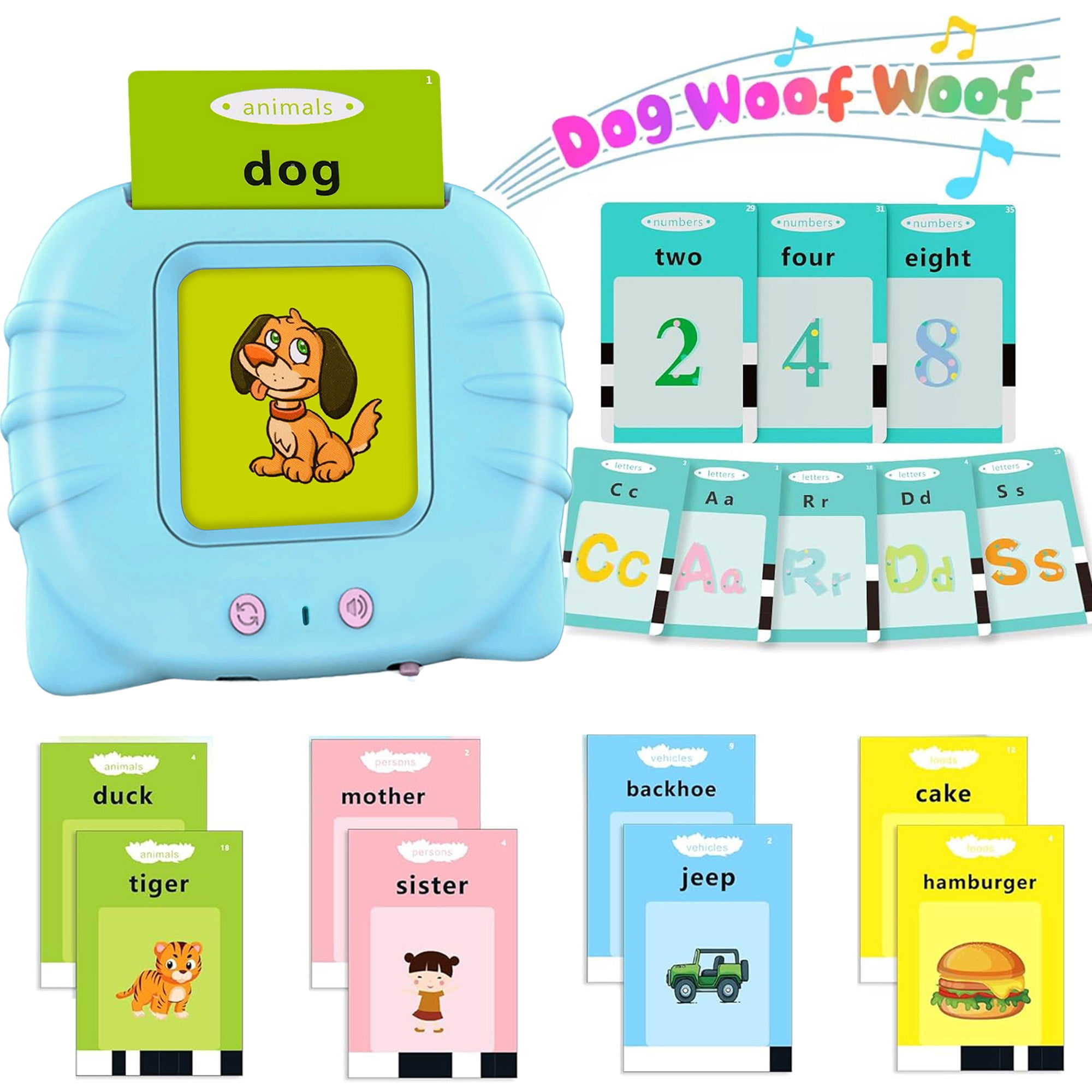 Educational Flash Cards for 2-5 Year Olds, 224 Sight Words Talking ...