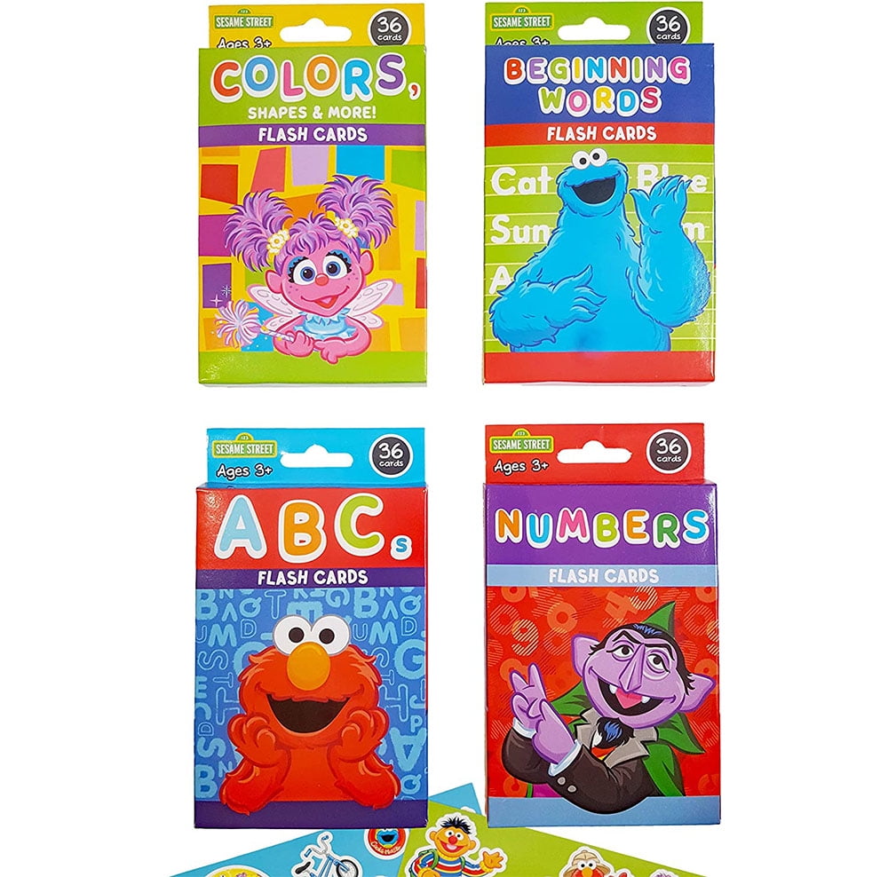 Educational Flash Cards for Early Learning. Set includes Colors, Shapes ...
