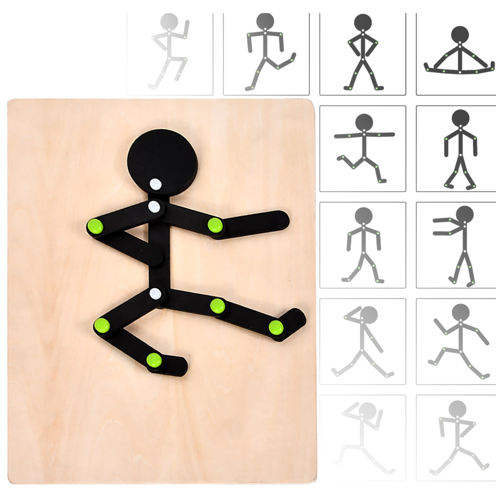 Educational Human Body Matching Puzzle Toy - Interactive Wooden Sports ...
