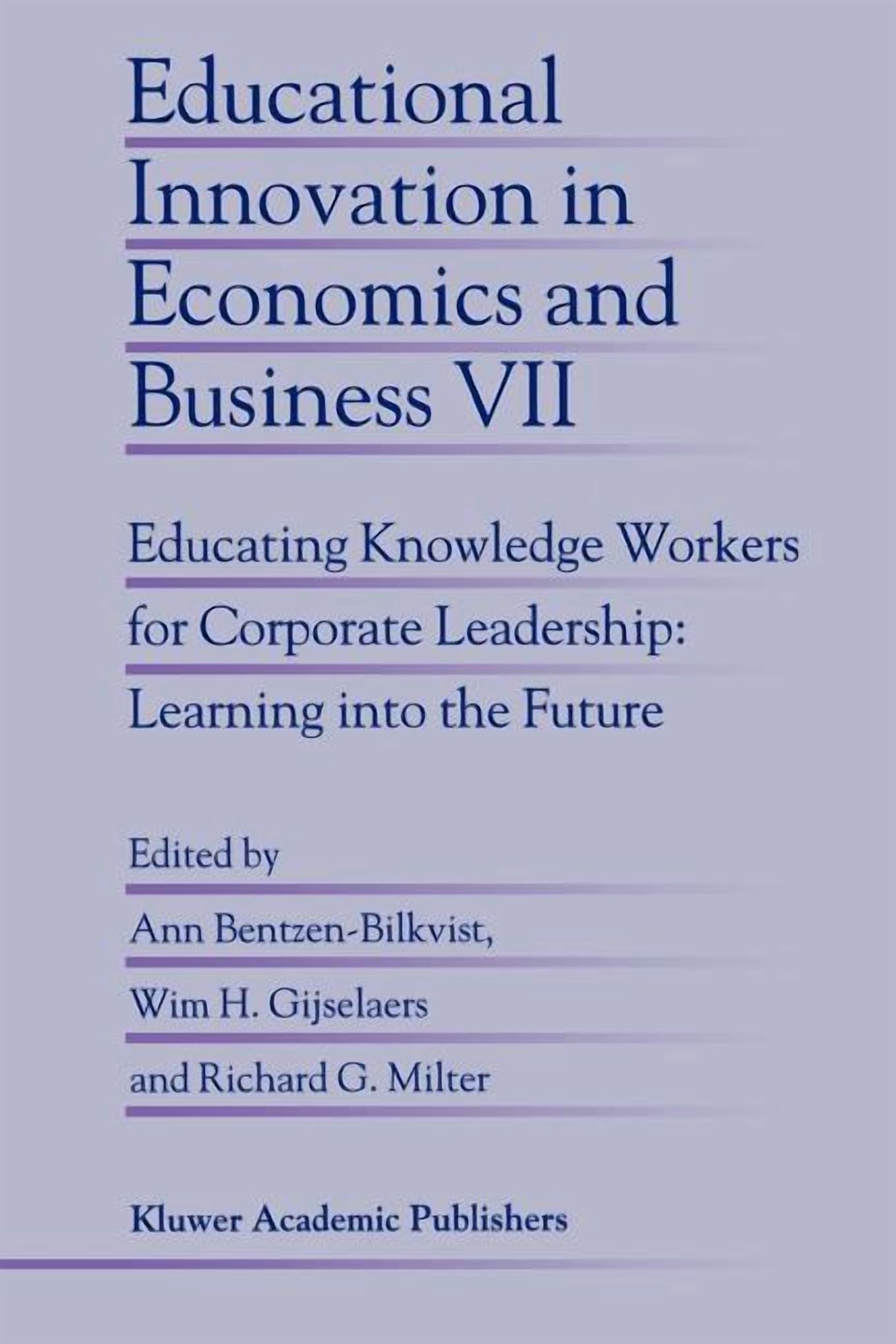 Educational Innovation in Economics and Educational Innovation in ...