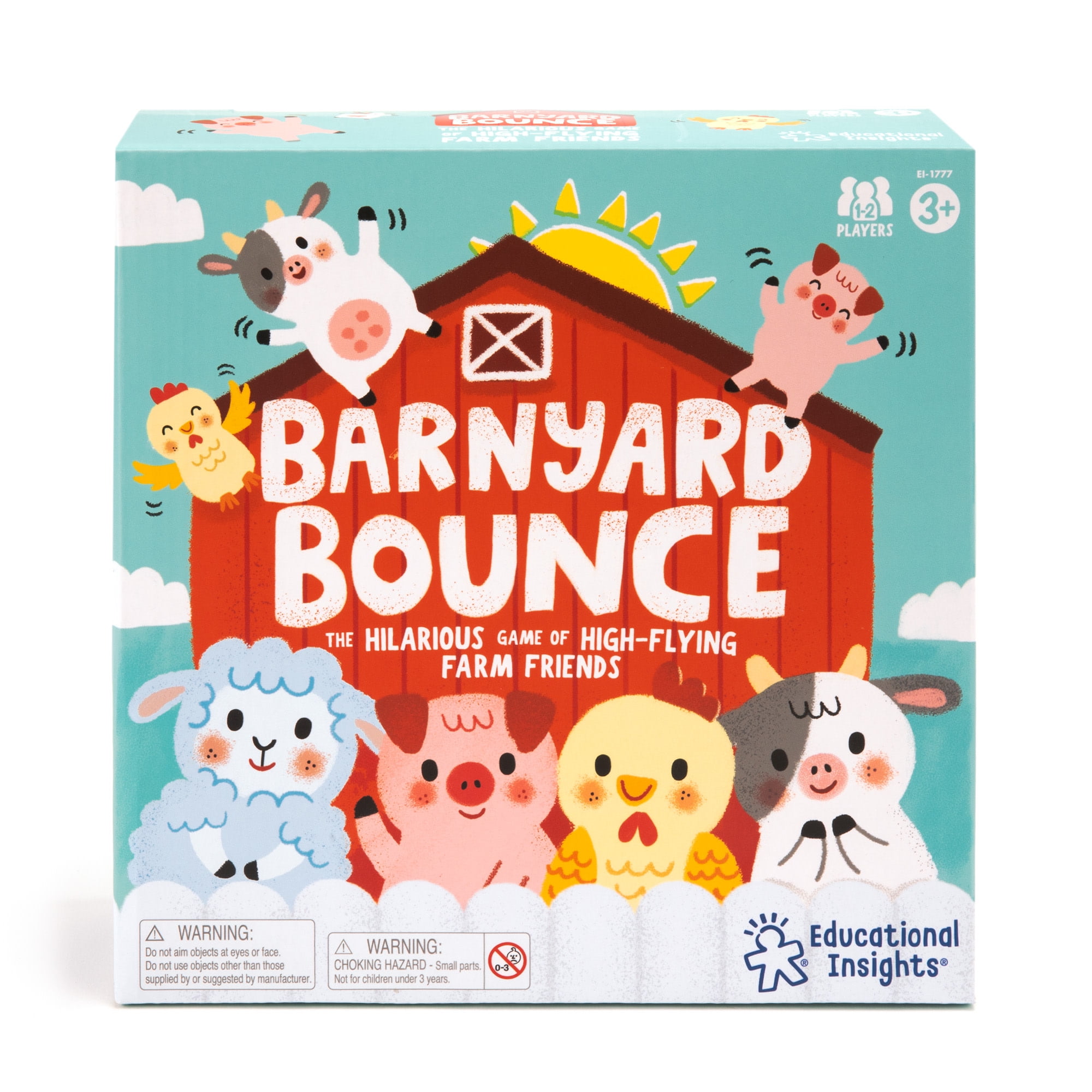 Educational Insights Barnyard Bounce Farm Animal Matching Game for ...