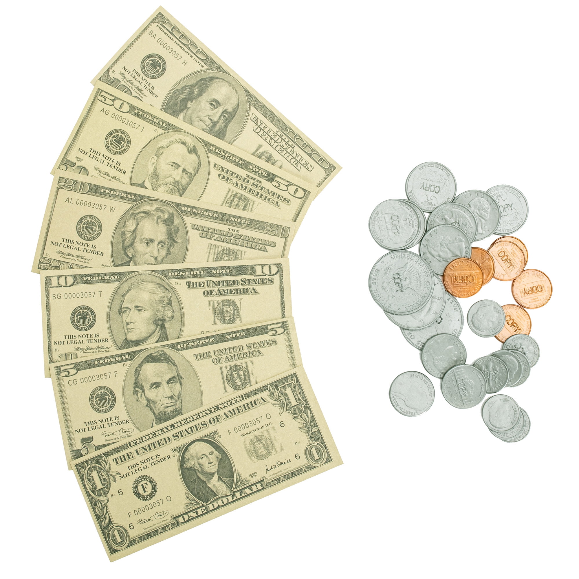 Educational Insights Big Money 3-D Magnetic Coins and Bills - Walmart.com