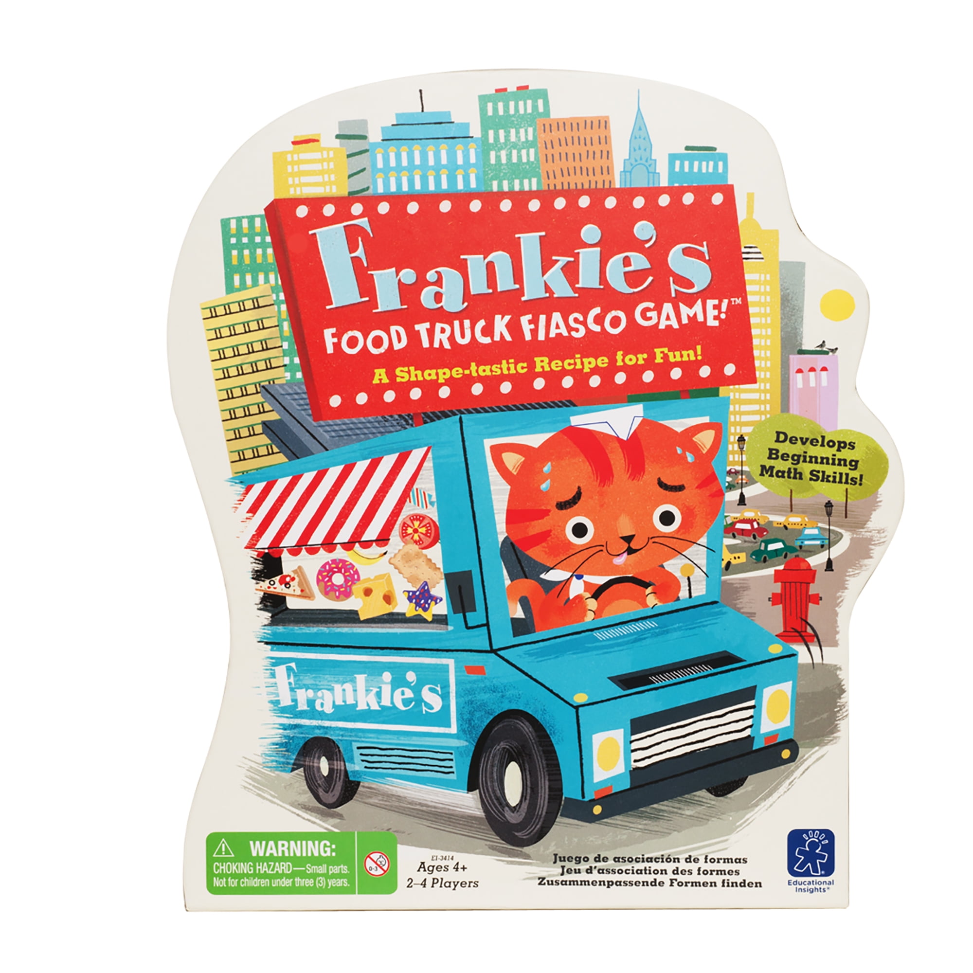 Educational Insights Frankie's Food Truck Fiasco Game Shape Matching ...