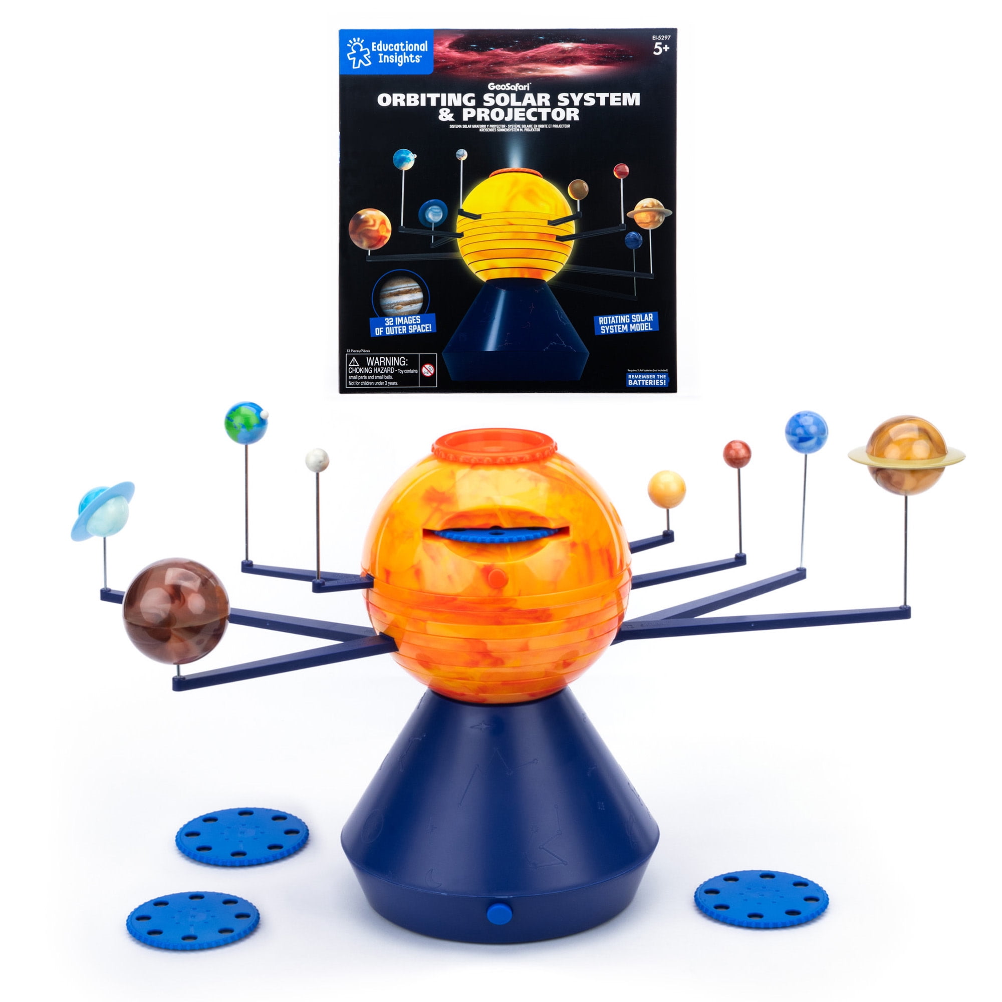 Educational Insights GeoSafari® Motorized Solar System & Projector ...