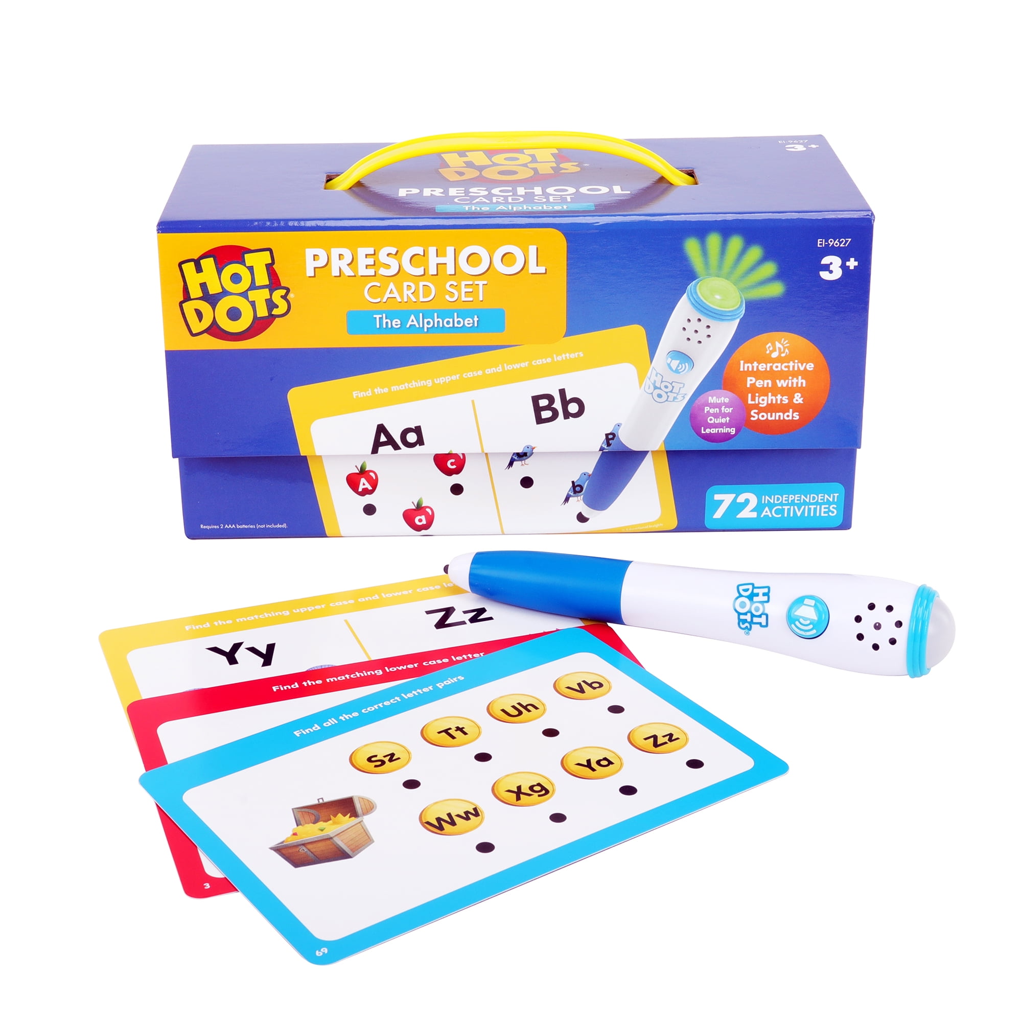 Educational Insights Hot Dots Alphabet Flashcard Set with Interactive ...