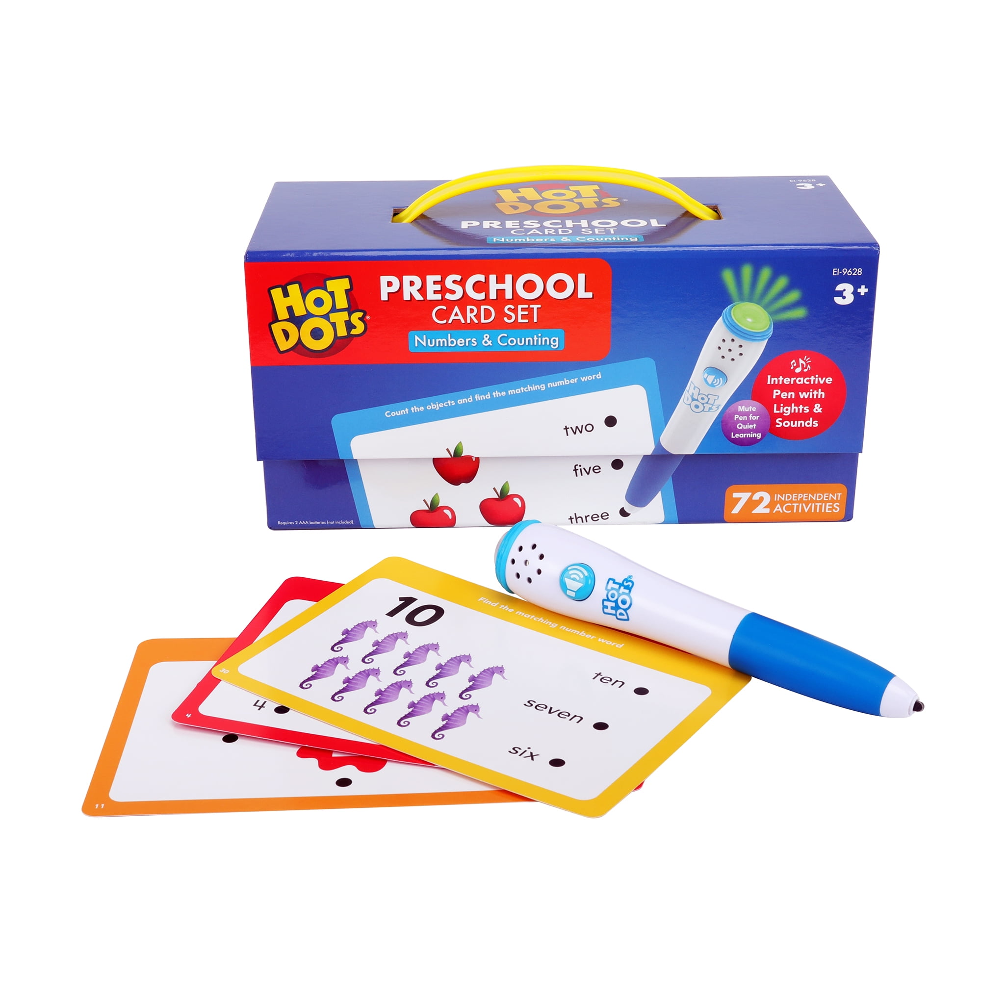 Educational Insights Hot Dots Beginning Phonics Flashcard Set with ...