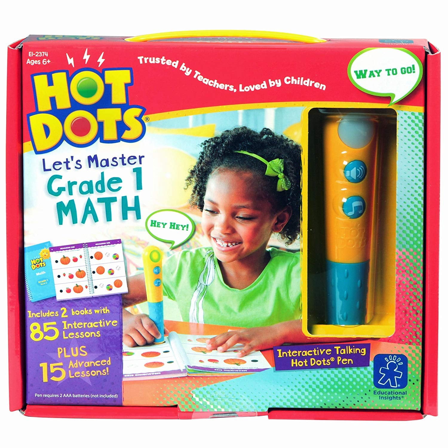 Educational Insights Hot Dots DHF10 Let's Master 1st Grade Math Set ...