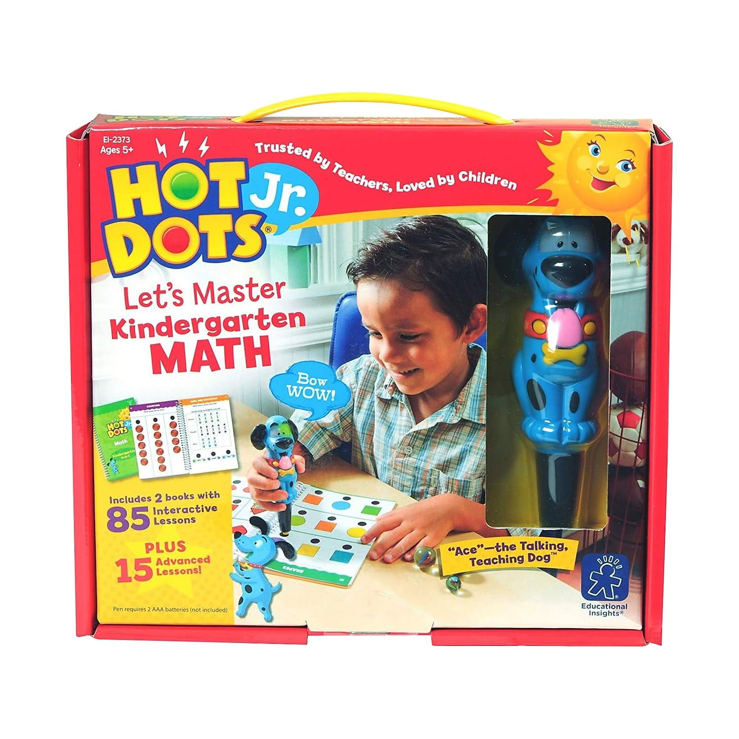 Educational Insights Hot Dots Jr. Letâ€™s Master Kindergarten Math Set ...