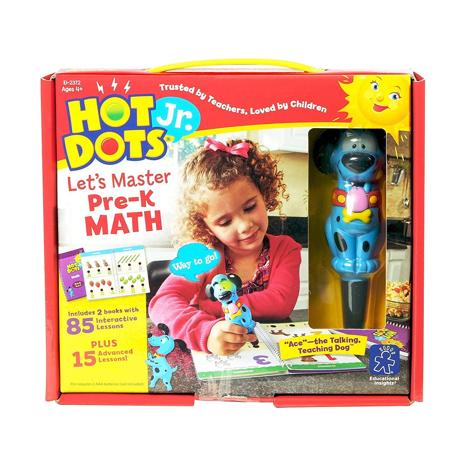 Educational Insights Hot Dots Let's Master Preschool Math Set, 100 ...