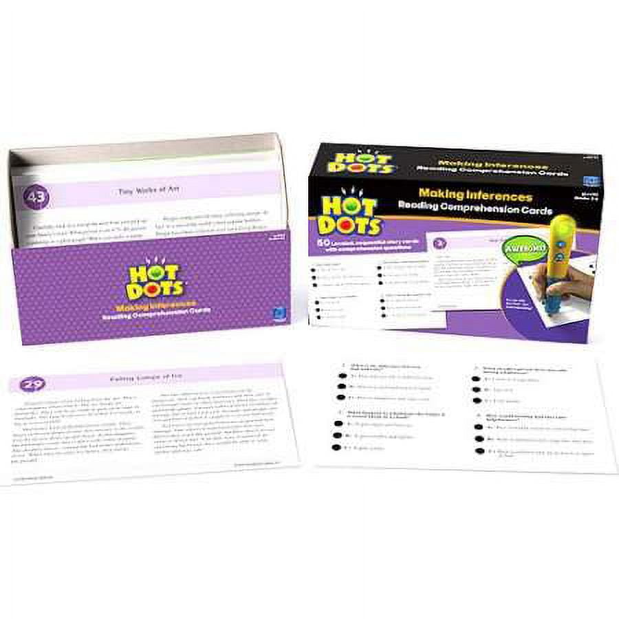 Educational Insights Hot Dots Reading Comprehension- Making Inferences ...